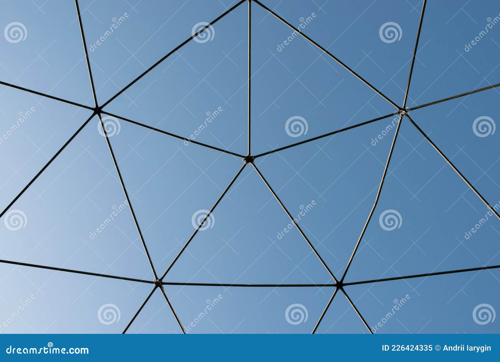 Hexagonal Movement Dome Pentagon Shape Stock Image - Image of ...