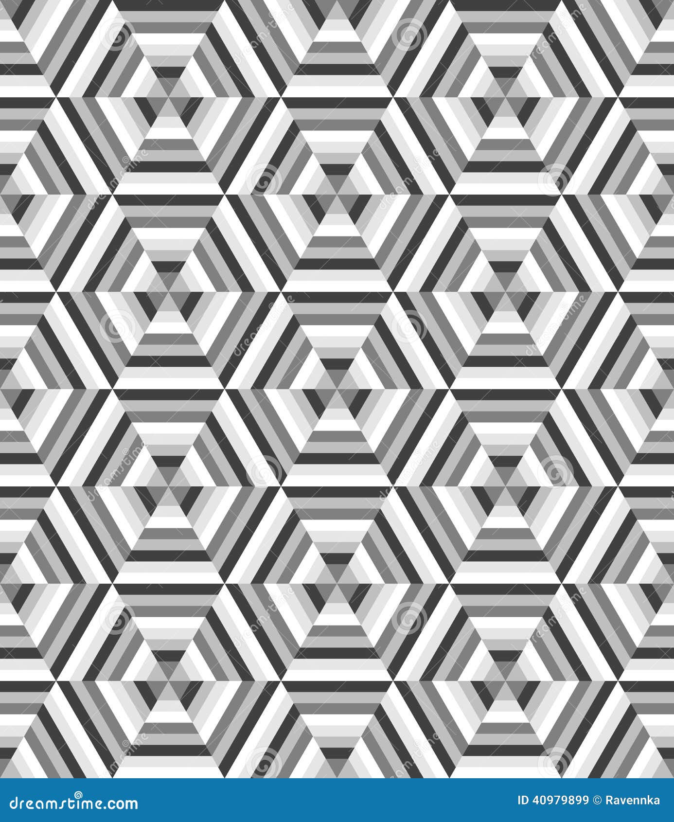 Hexagonal pattern stock vector. Illustration of retro - 40979899