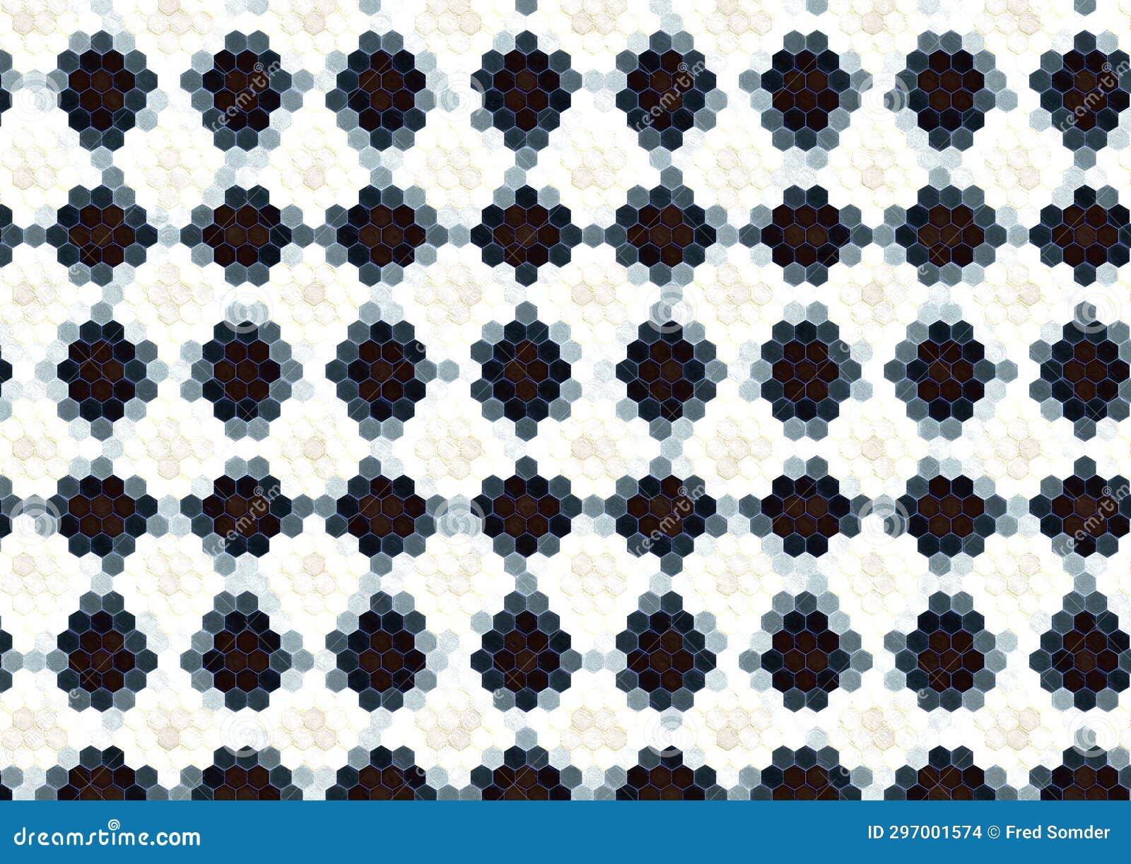 Hexagonal Pattern with Irregular Slate Texture Stock Photo - Image of ...