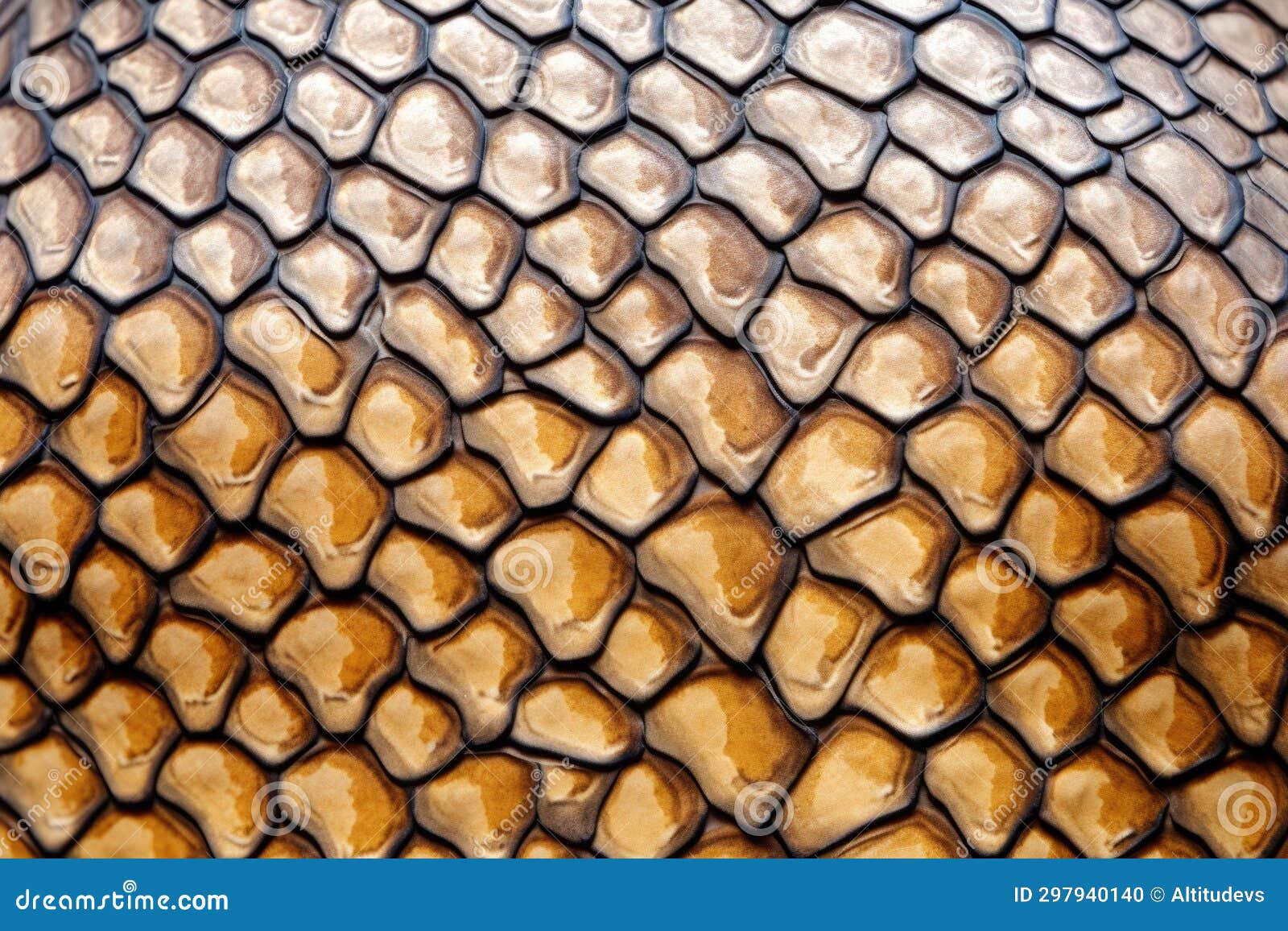 Hexagonal Pattern on a Reptiles Scale Stock Photo - Image of scale ...