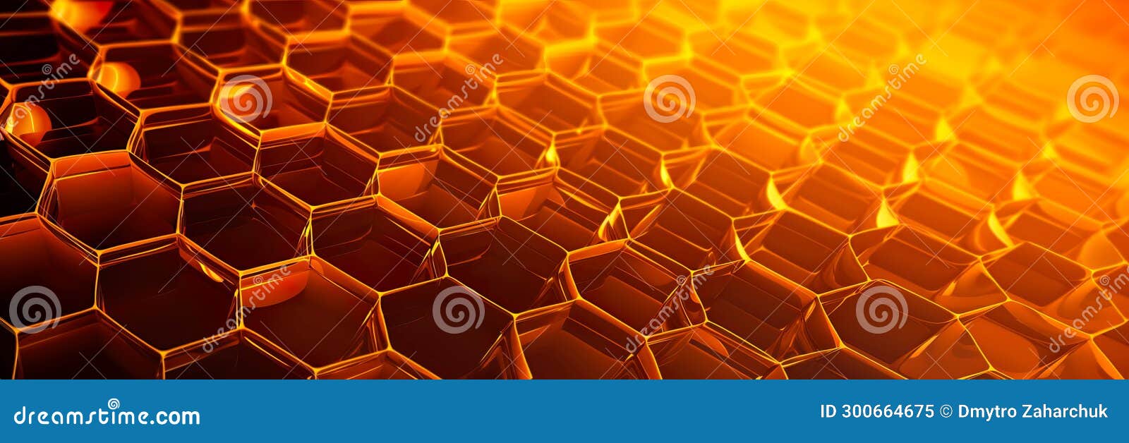 Hexagonal Patterns of Honeycomb Structures Created by Bees, Showcasing ...