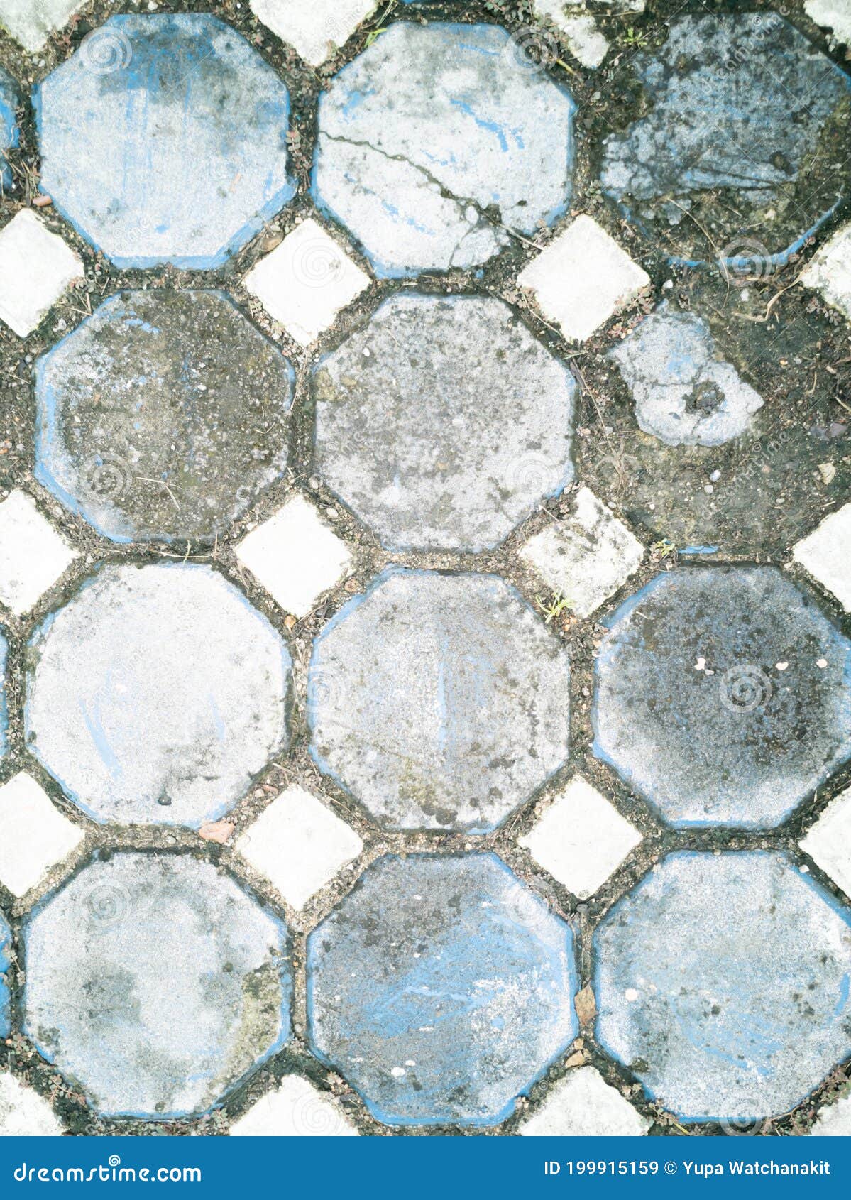 Hexagonal Paving Blocks Pattern Stock Image - Image of material ...