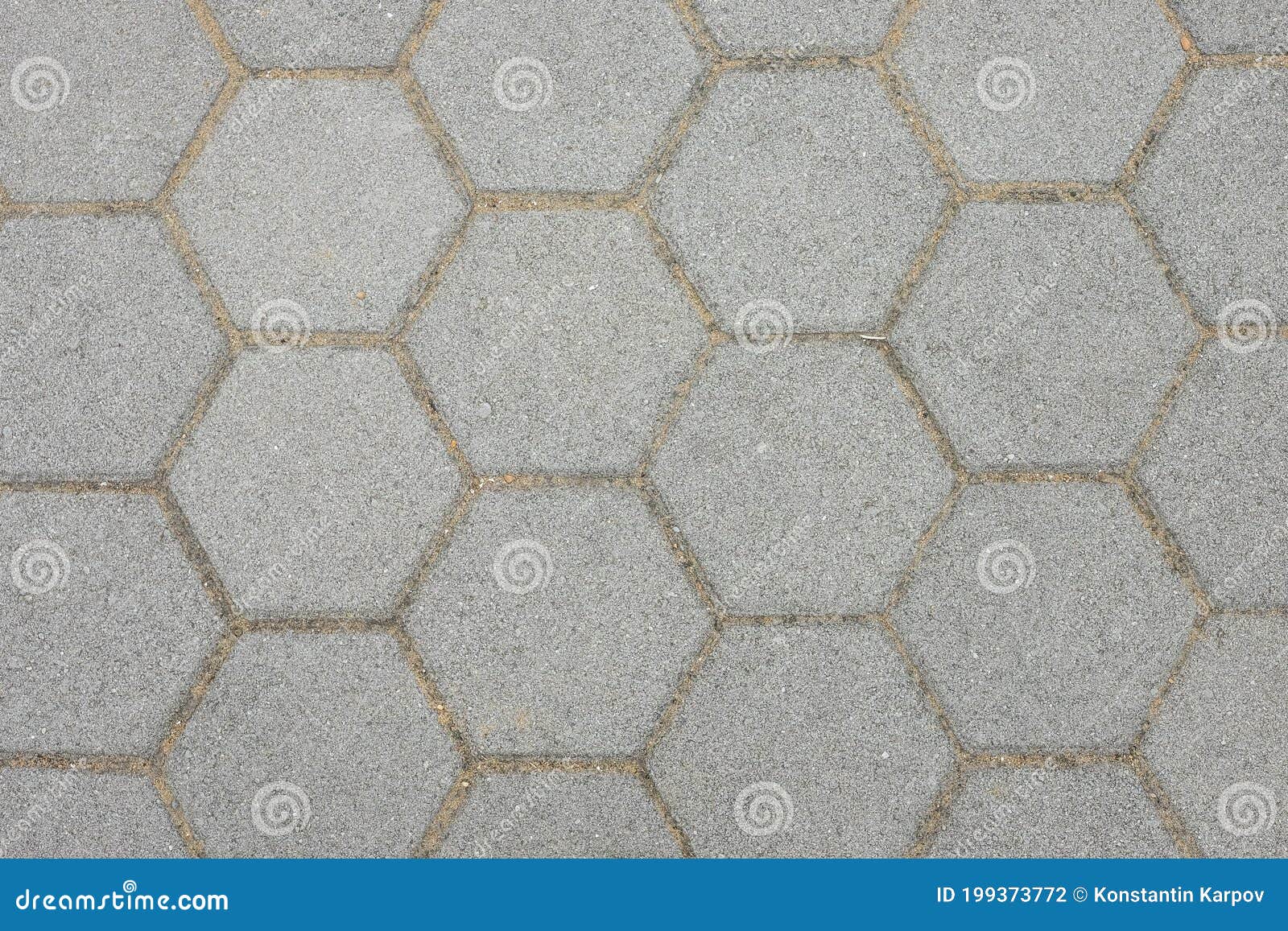 Hexagonal Paving Blocks Pattern and Texture Background Stock Photo ...