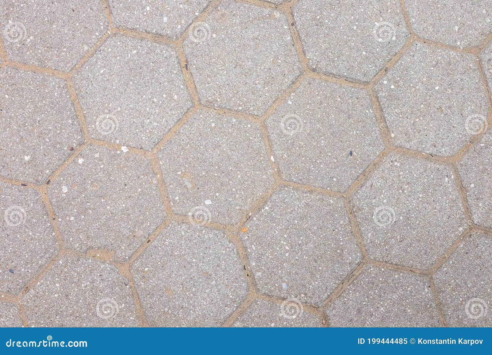Hexagonal Paving Blocks Pattern and Texture Background Stock Image ...