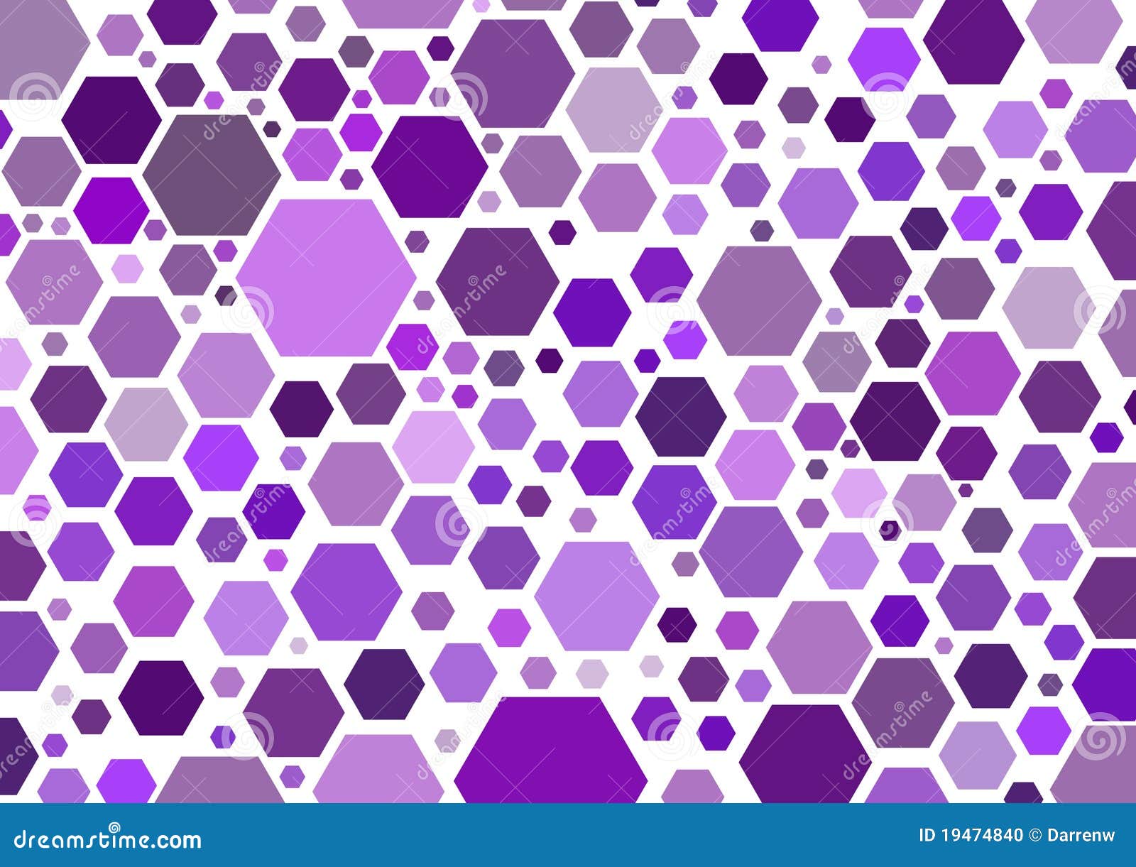 Hexagonal purple stock illustration. Illustration of shapes - 19474840