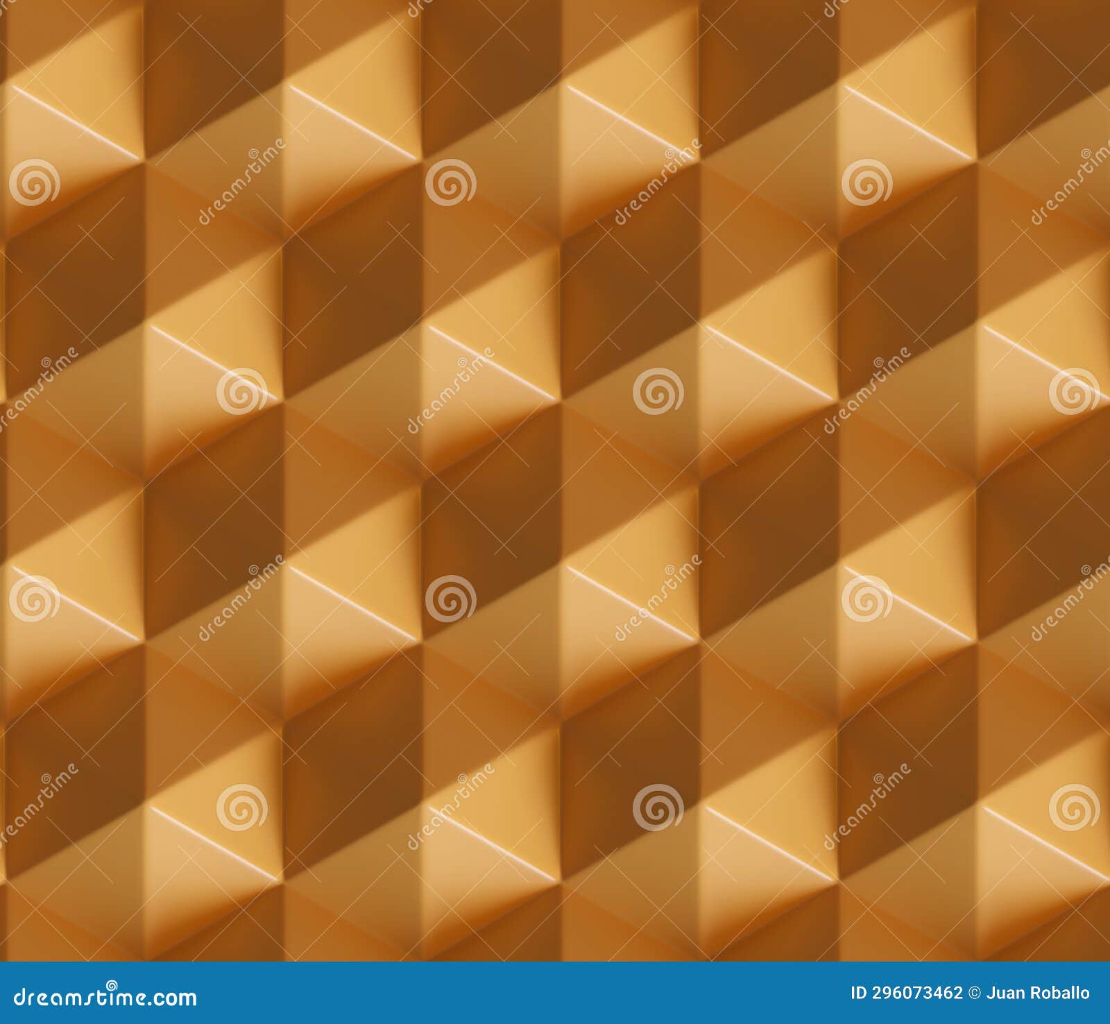Hexagonal Pyramids Background. Seamless Pattern Stock Illustration ...