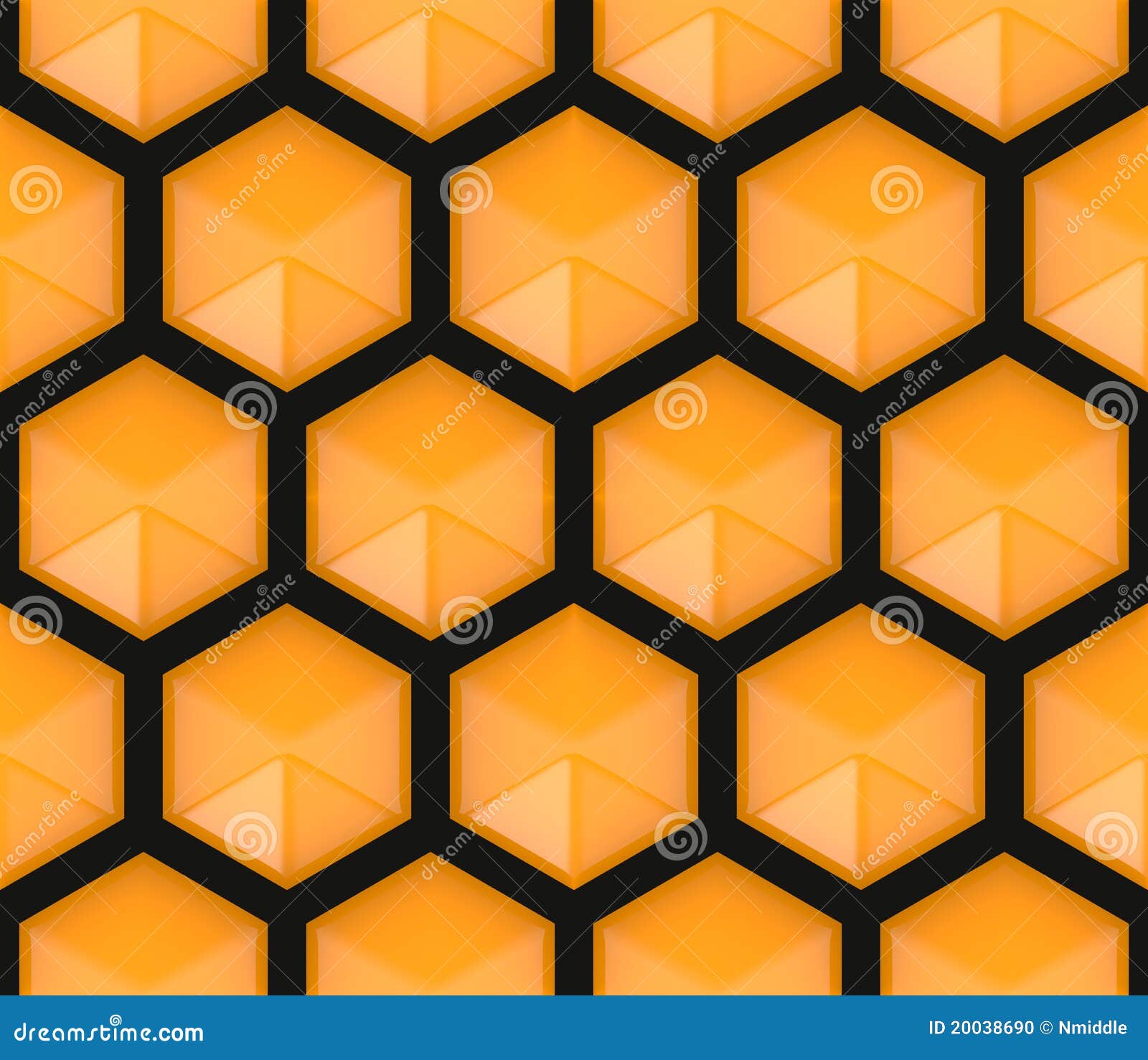 Hexagonal seamless pattern stock illustration. Illustration of abstract ...