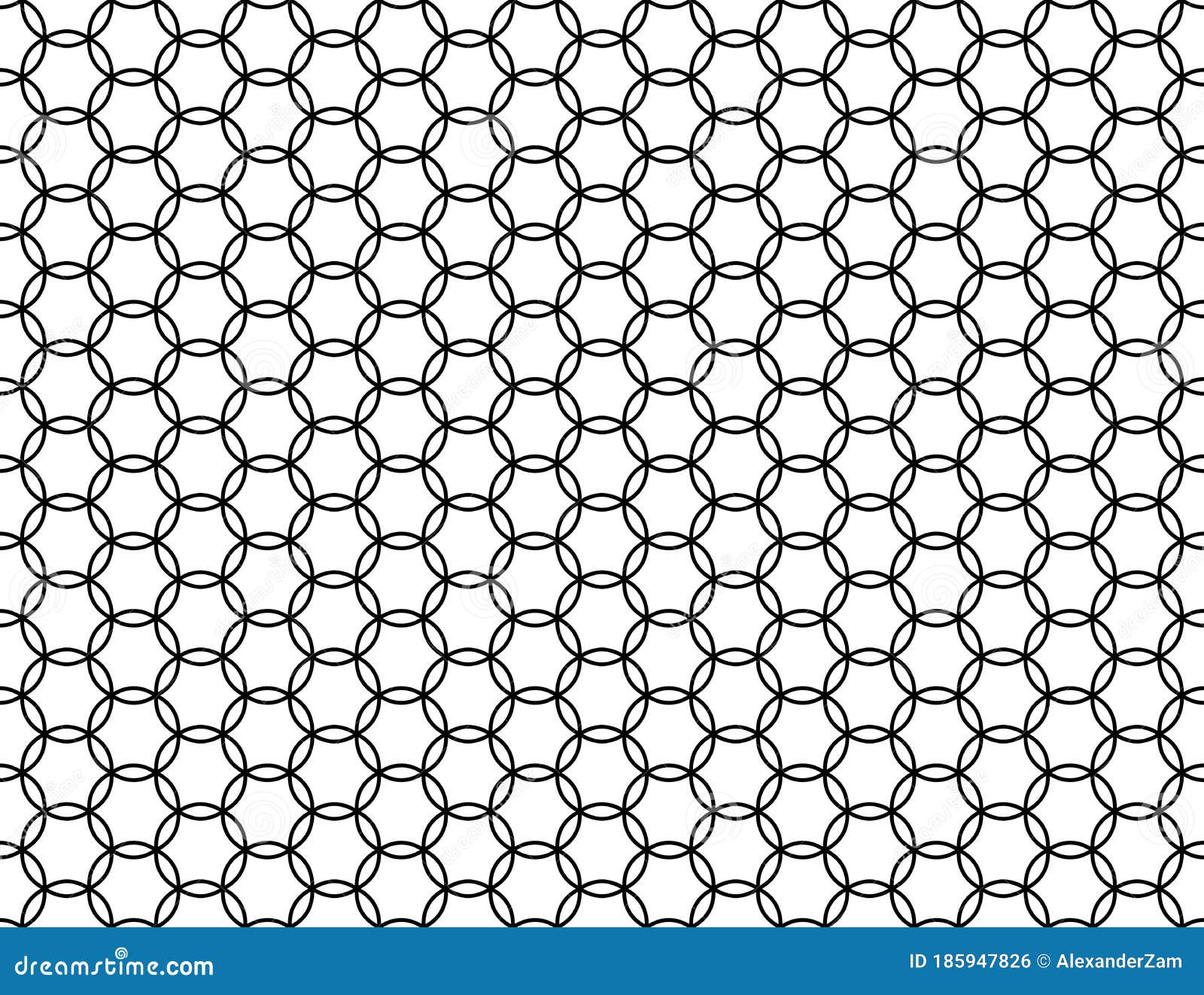 Hexagonal seamless pattern stock vector. Illustration of grid - 185947826