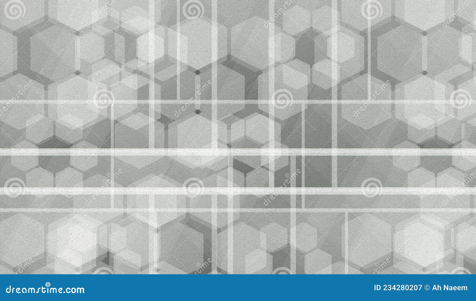 Hexagonal Shape Gray Color Pattern on Abstract Texture Background Stock ...