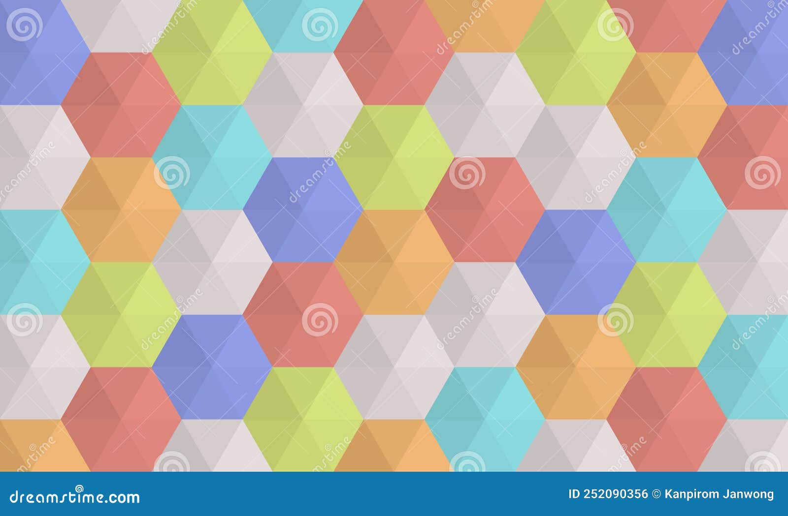 Hexagonal Shape Pattern Background. Stock Vector - Illustration of ...