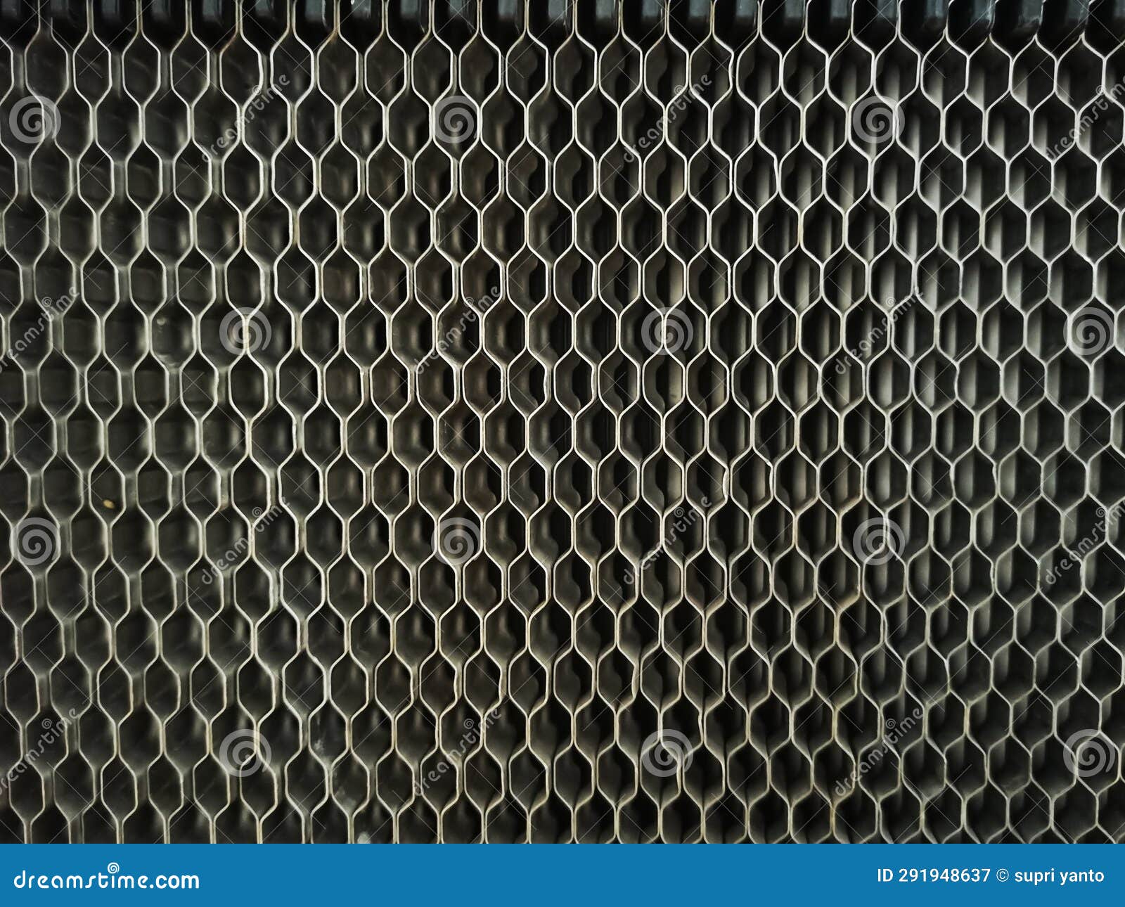 Hexagonal Shaped Black Steel Texture Background Stock Image ...