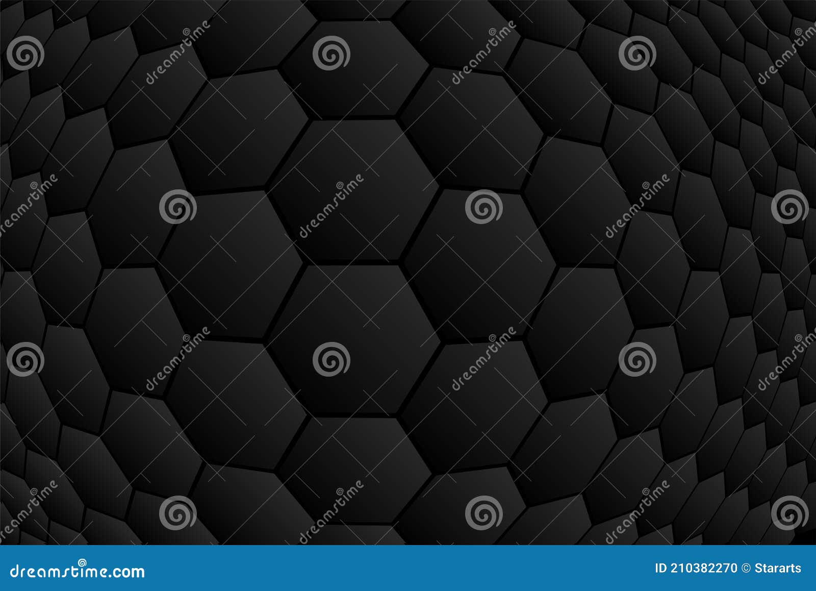 Hexagonal Shapes Black Background Wallpaper Concept Design Stock Vector ...