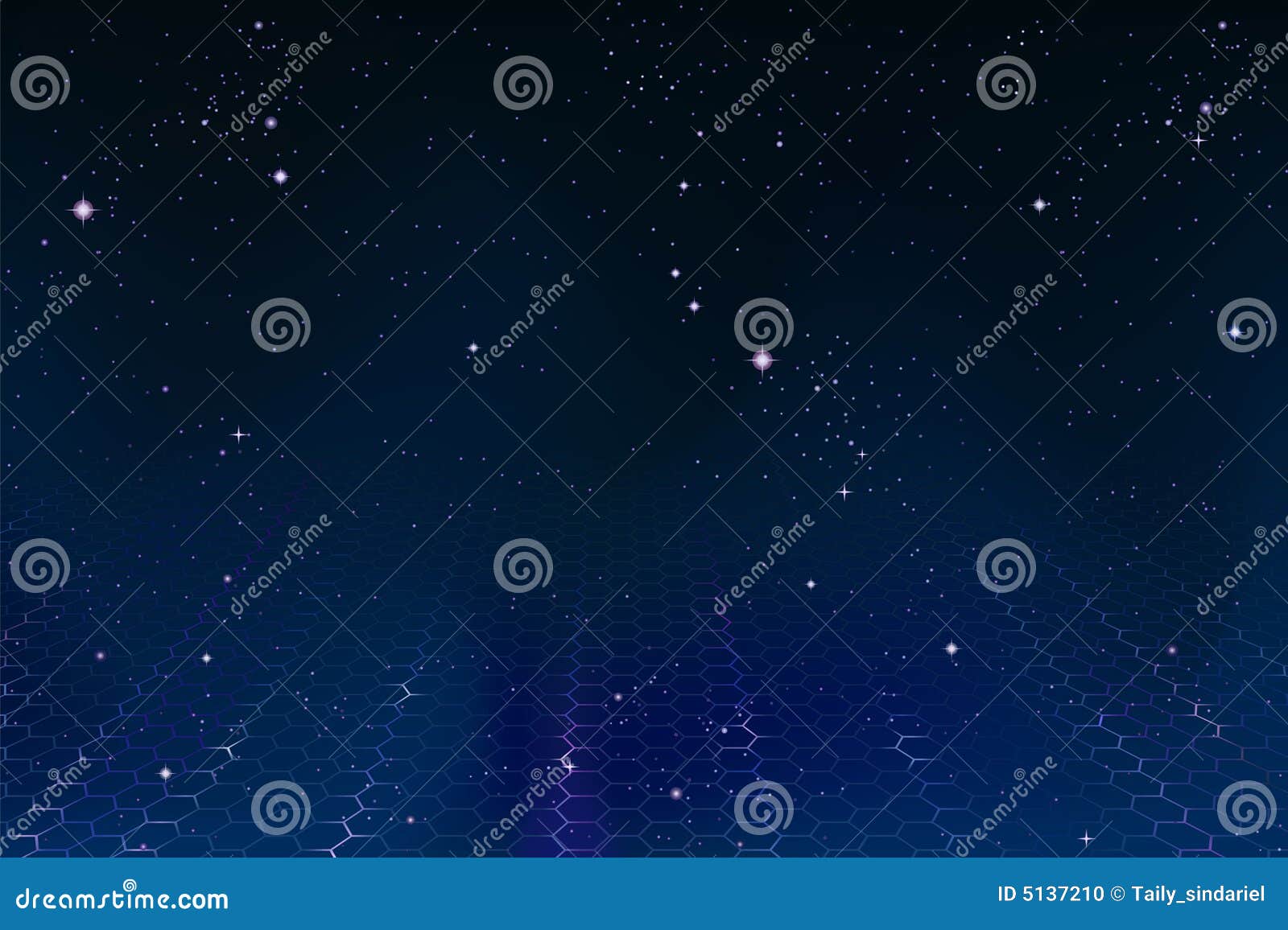 Hexagonal space background stock vector. Illustration of mesh - 5137210