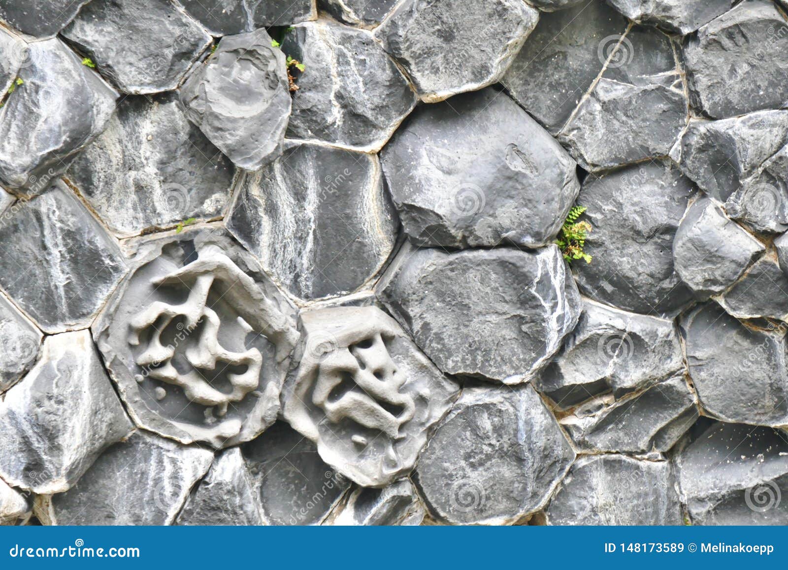 Hexagonal Stone Formations in Vesturdalur Valley in Northern Iceland ...
