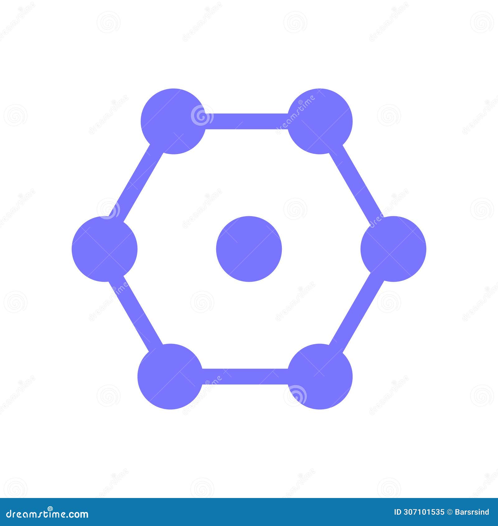 Hexagonal Structural Lattice Crypto Symbol Stock Vector - Illustration ...