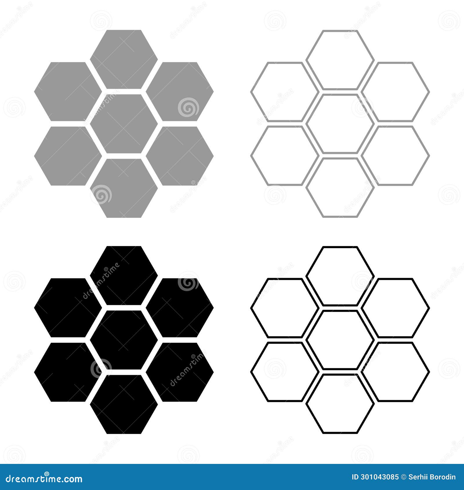 137 105. Hexagon_ A Six-sided Shape With Six Angles And Sides I Stock ...
