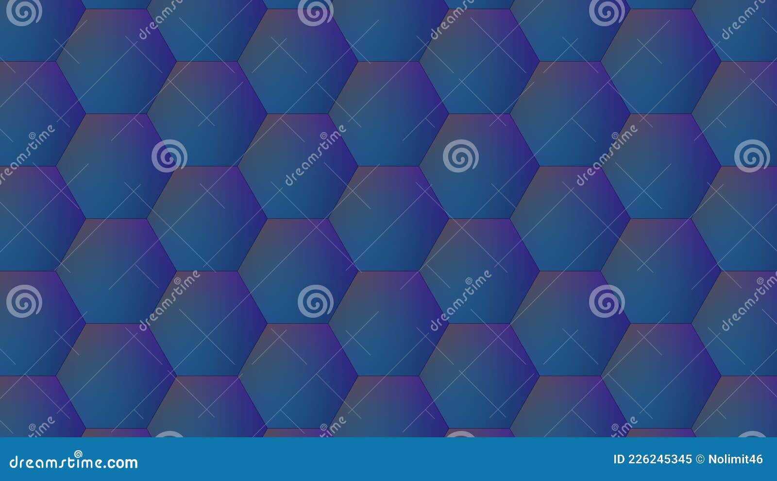 Hexagonal Textures with Gradient Stock Illustration - Illustration of ...