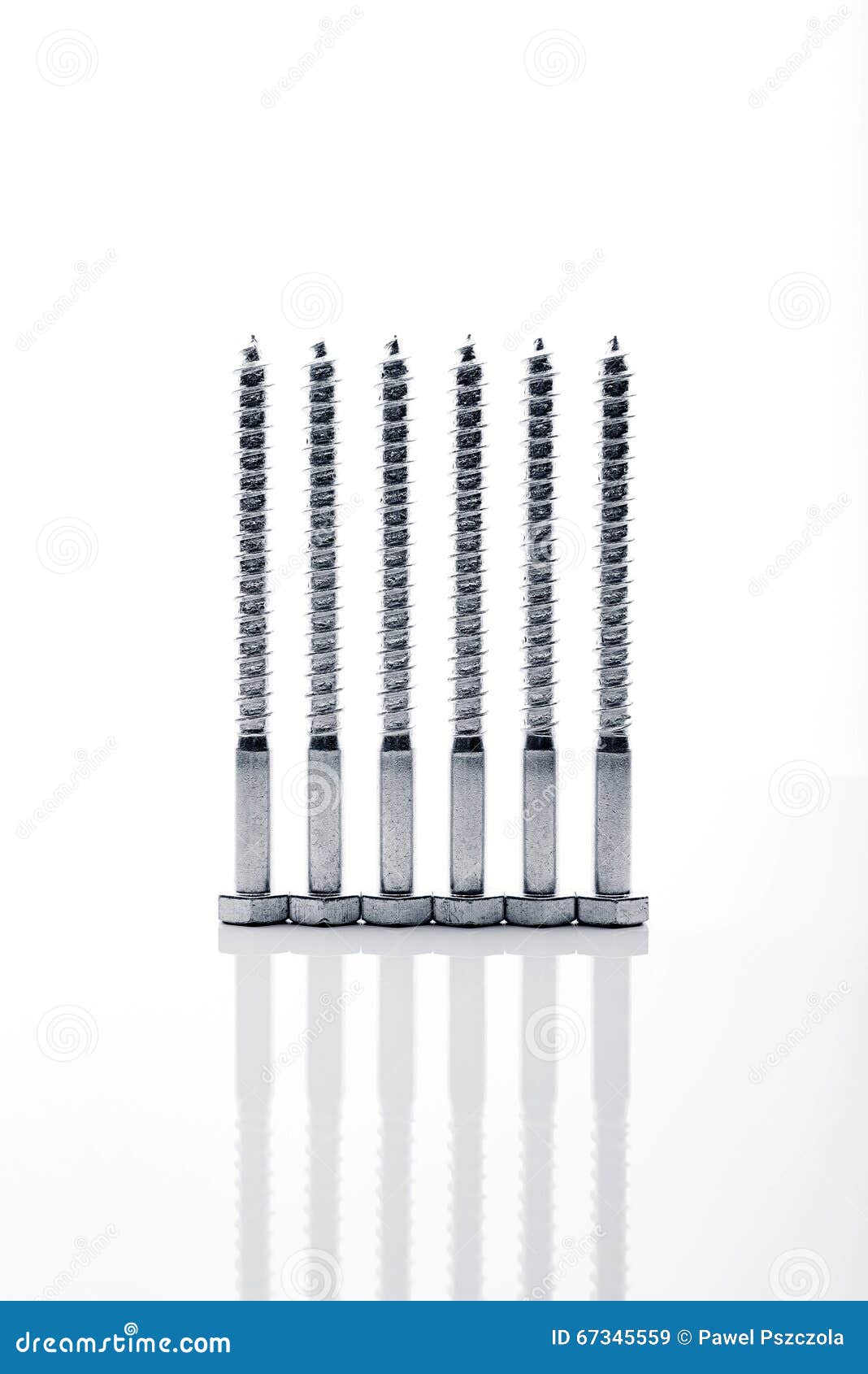 Steel Bolts Forming A Texture Background Royalty-Free Stock Image ...