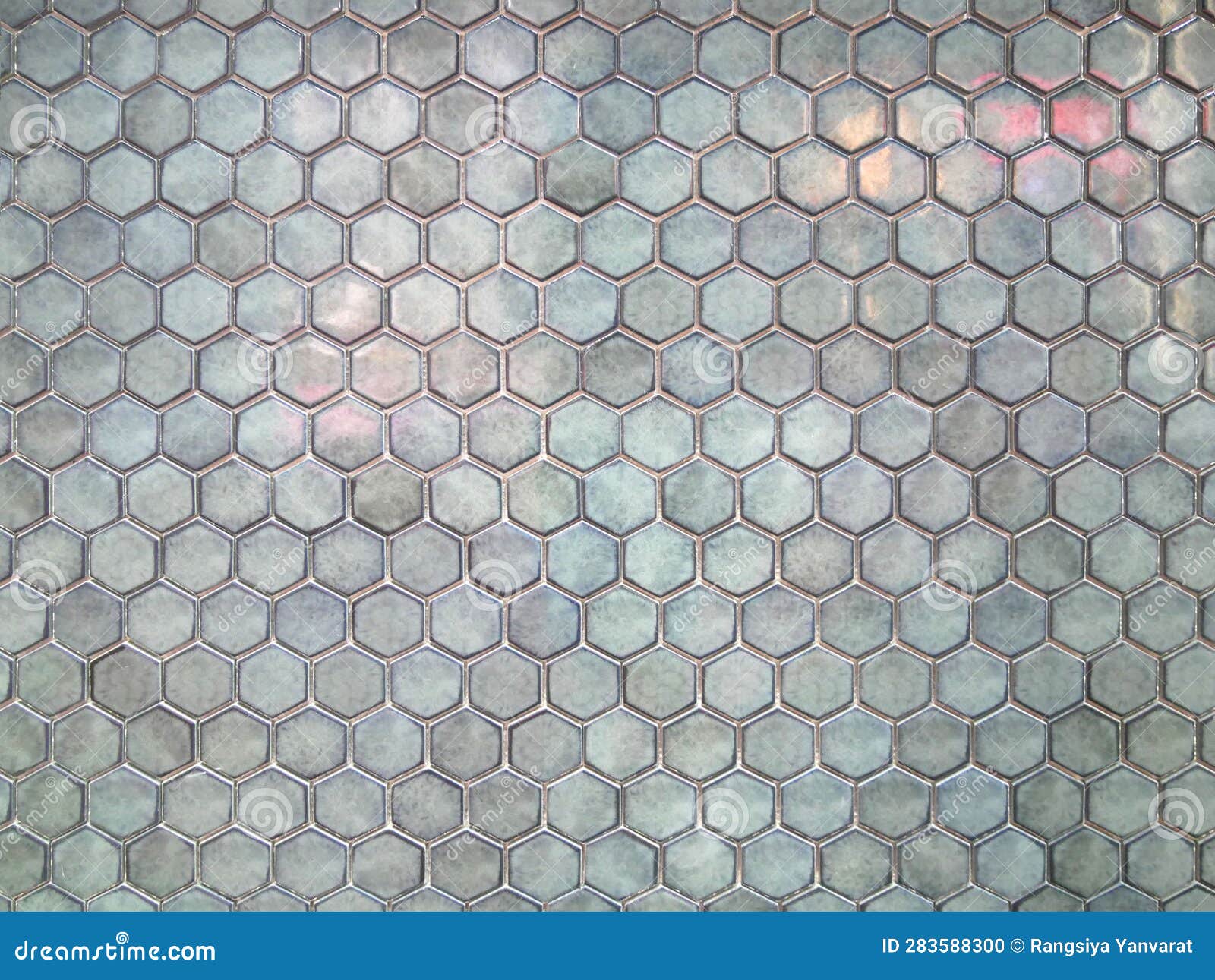 Hexagonal Tile Pattern Texture Background Stock Photo - Image of ...