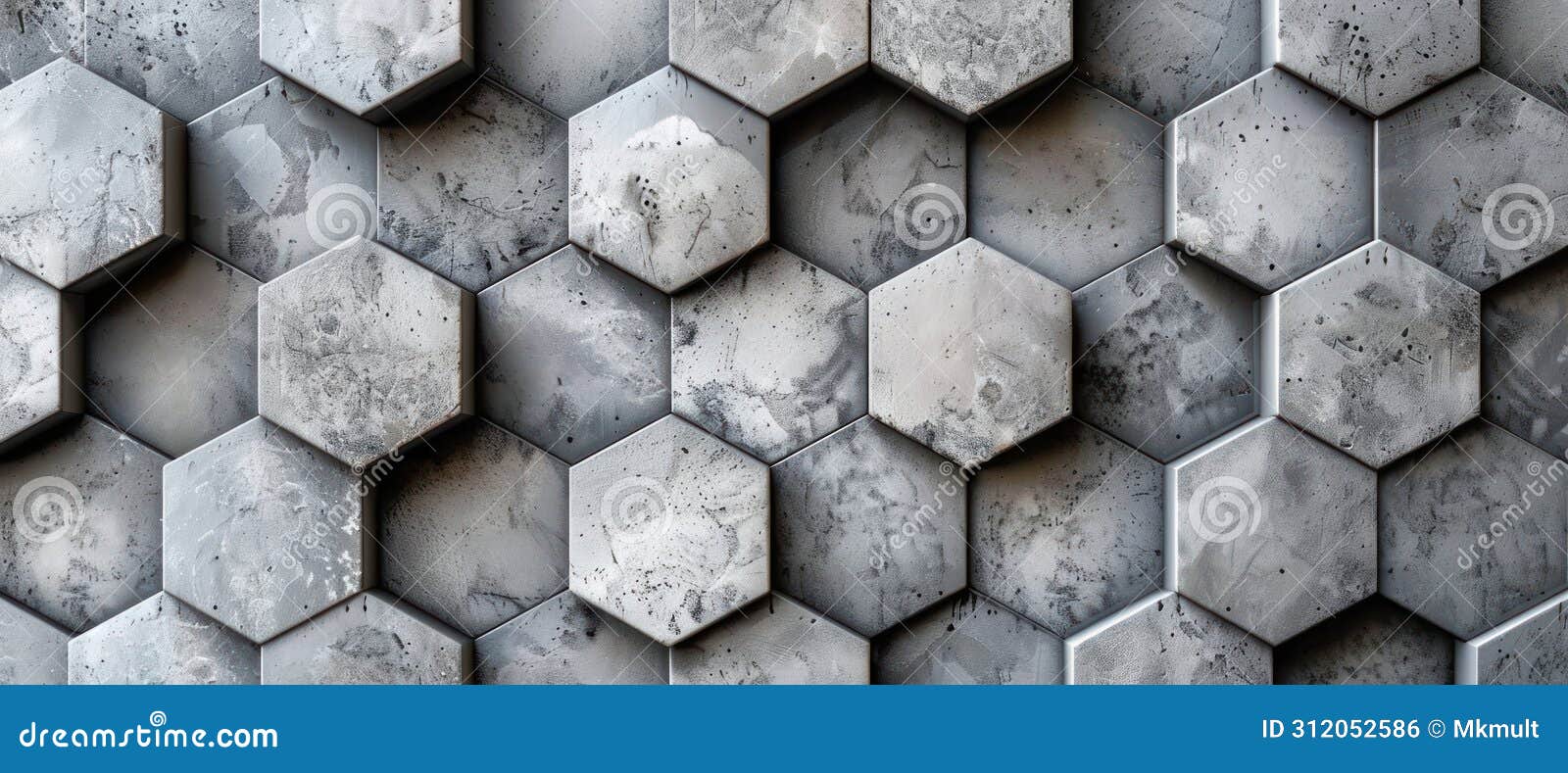 Hexagonal Tile Wall Pattern Stock Photo - Image of detail, material ...