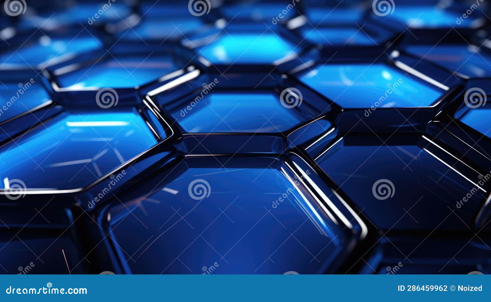 Hexagonal Tiled Background Pattern Stock Illustration - Illustration of ...