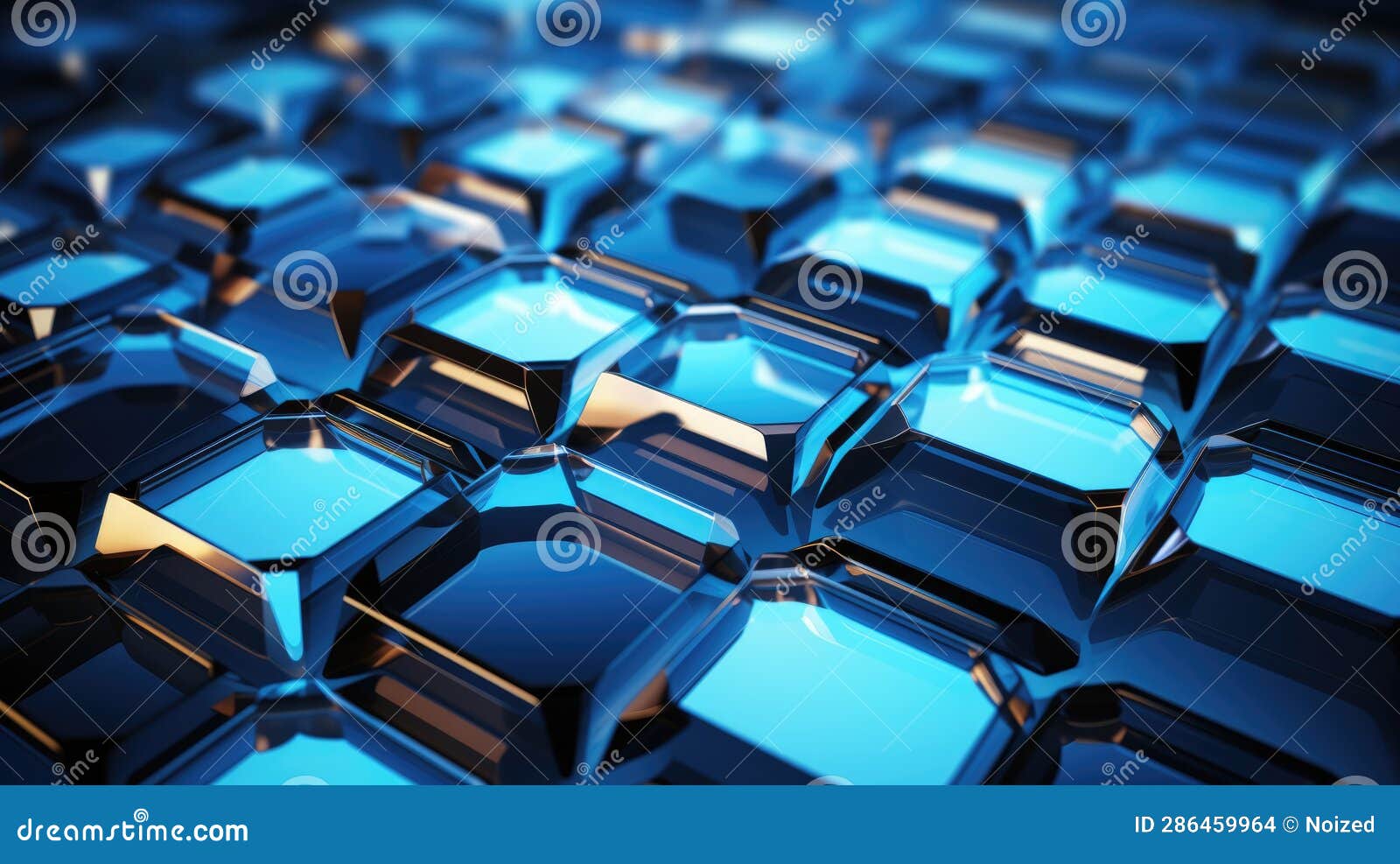 Hexagonal Tiled Background Pattern Stock Illustration - Illustration of ...