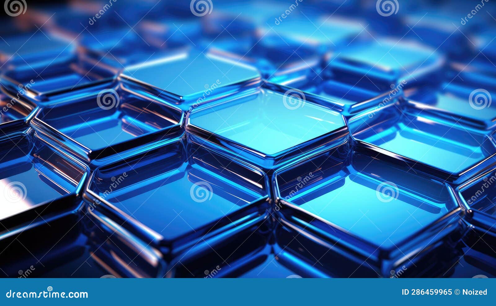 Hexagonal Tiled Background Pattern Stock Illustration - Illustration of ...