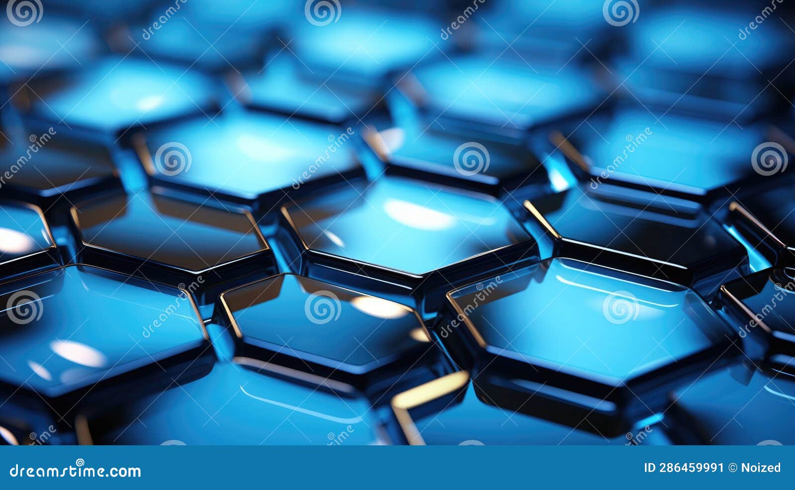 Hexagonal Tiled Background Pattern Stock Illustration - Illustration of ...