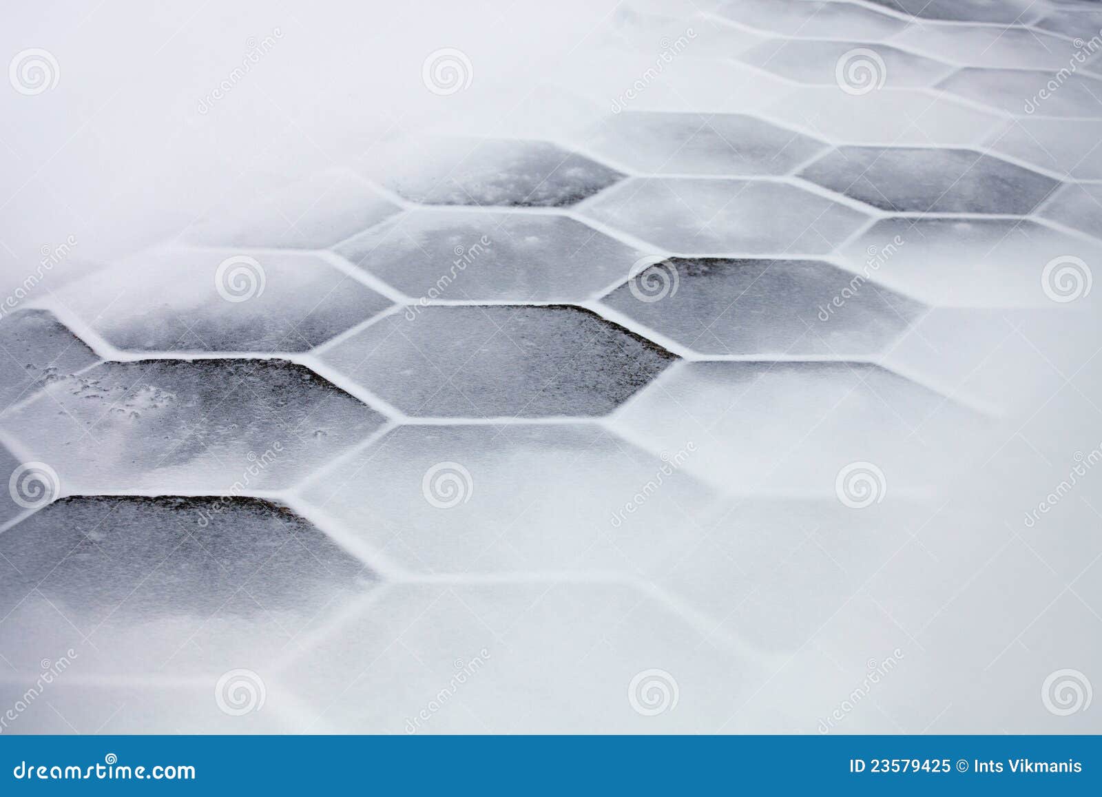 Hexagonal Tiles Covered with Snow Stock Image - Image of pedestrian ... Hexagonal Tiles Covered with Snow Stock Image - Image of pedestrian ...
