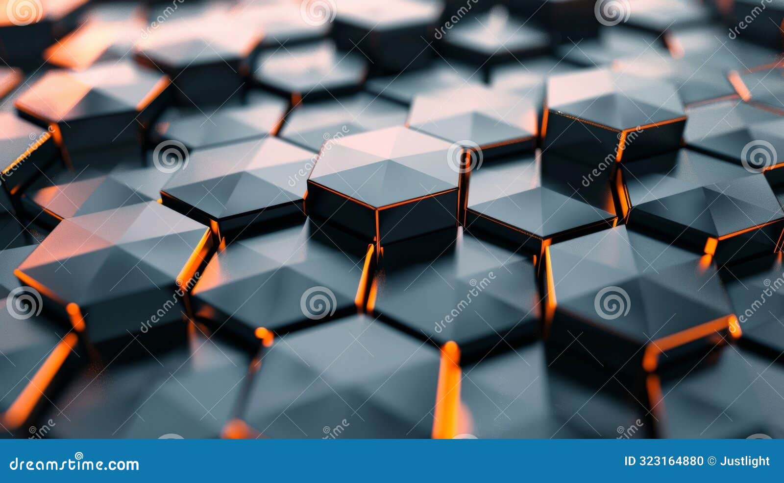 Hexagonal and Triangular Storage Bins with Interconnected Geometric ...