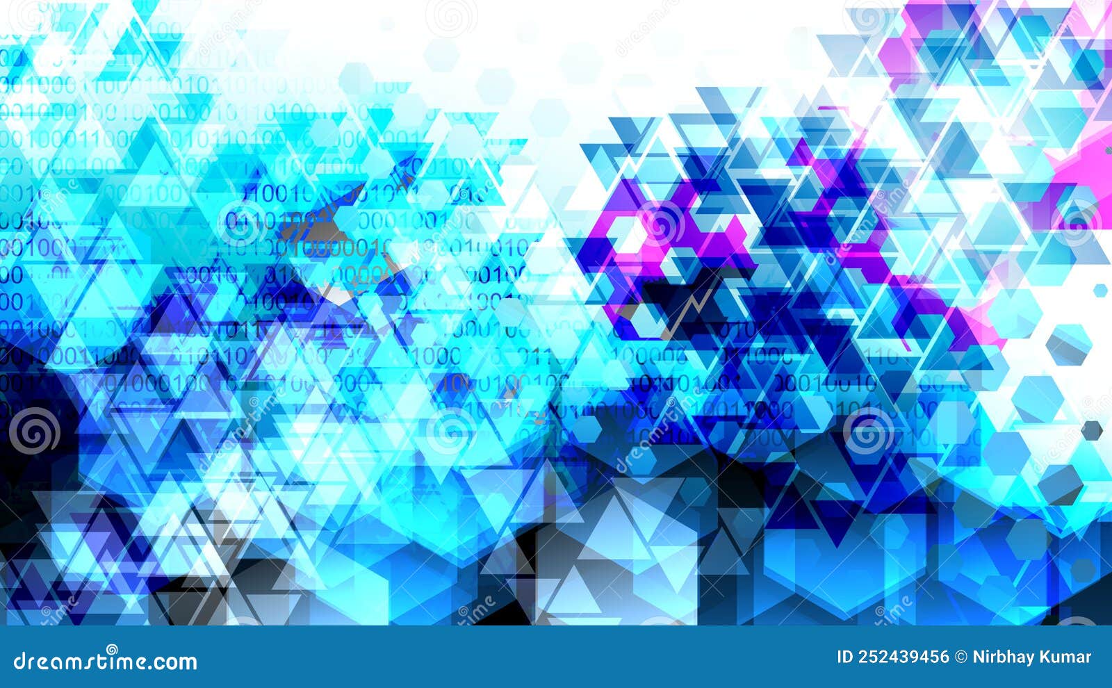 Hexagonal and Tringle Future Technology Concept Abstract Background ...