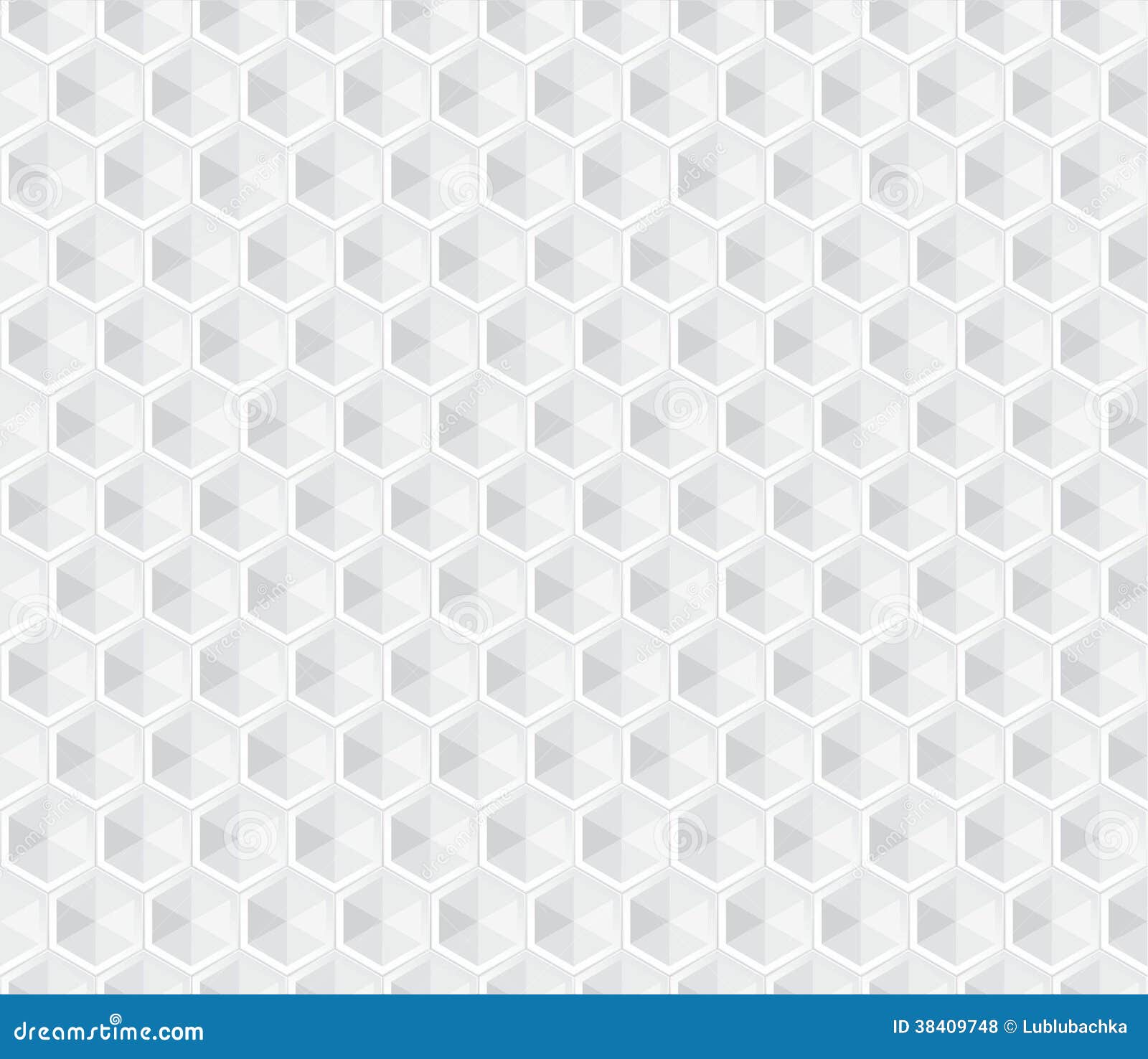 Hexagonal White Seamless Background Stock Vector - Illustration of ...