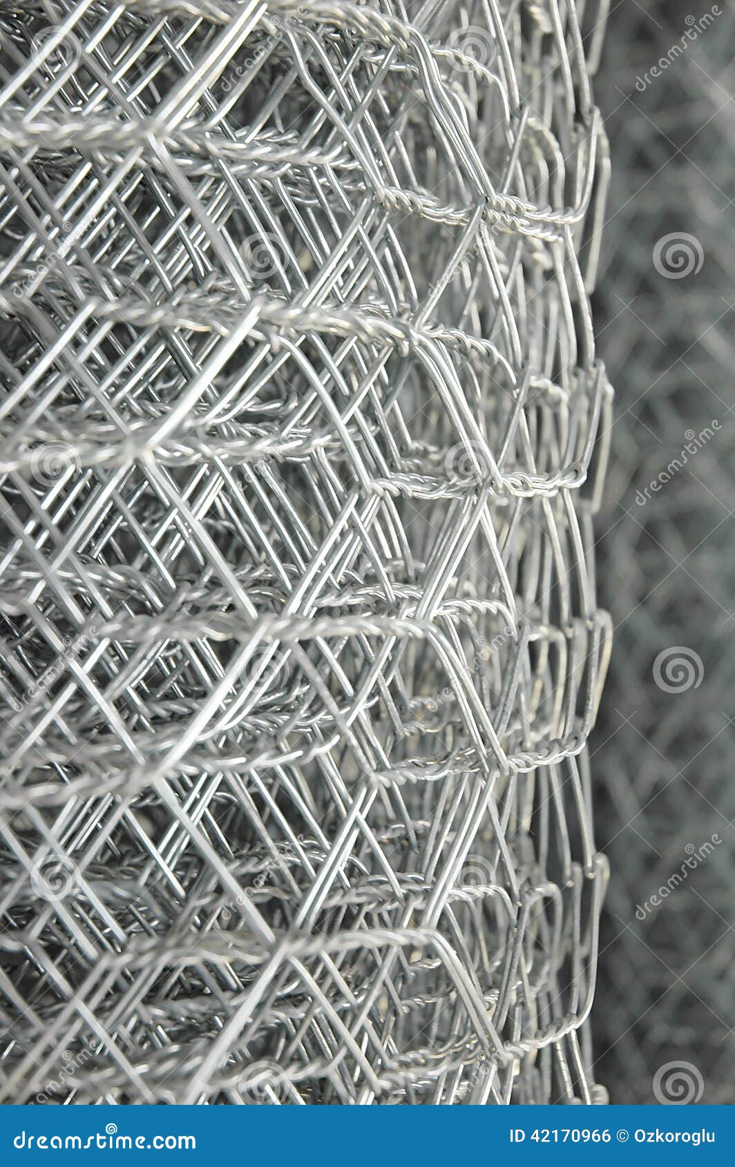 Hexagonal Wire Mesh stock photo. Image of galvanized - 42170966