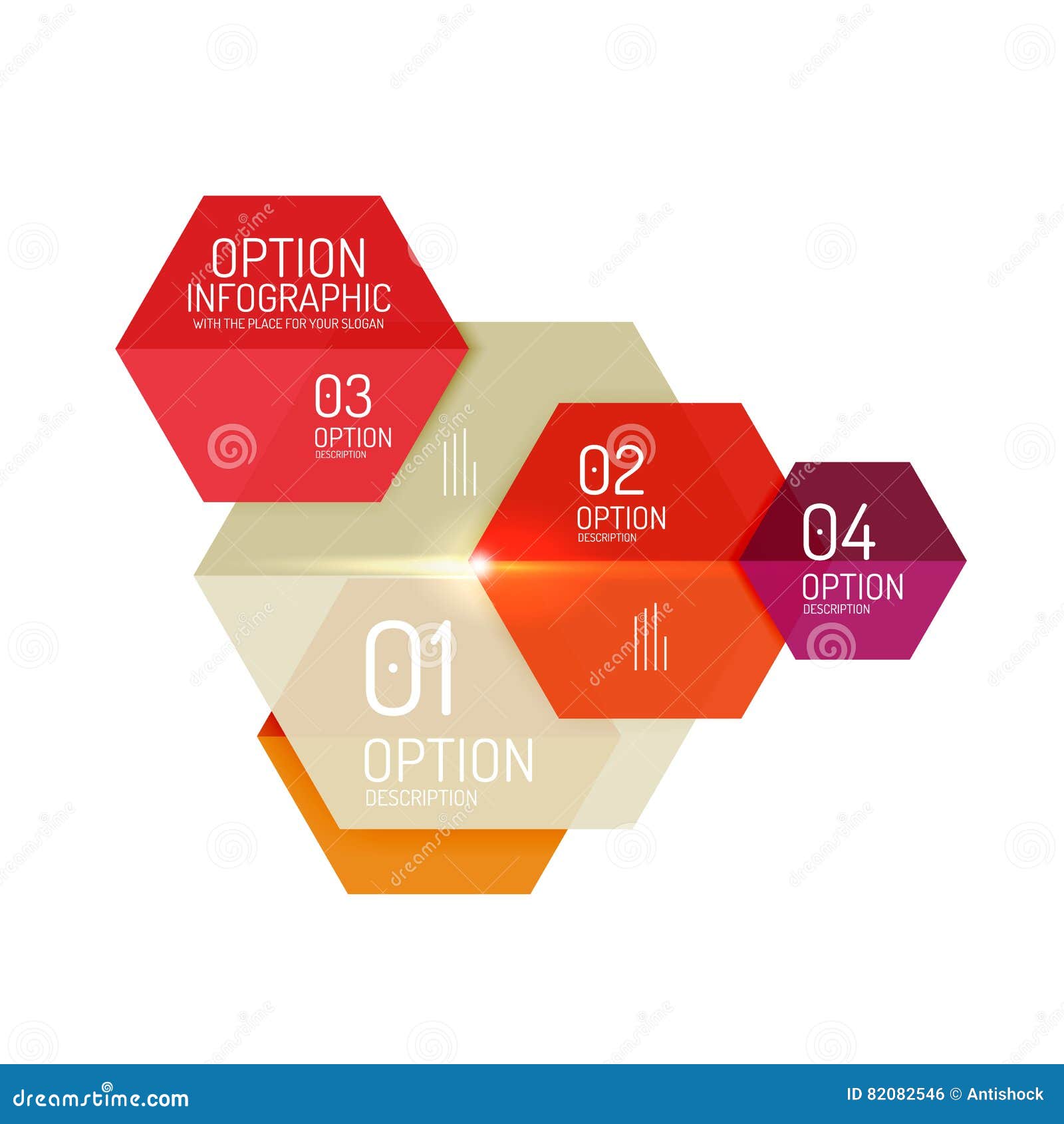 Hexagone Infographic Diagram Templates Vector Illustration ...