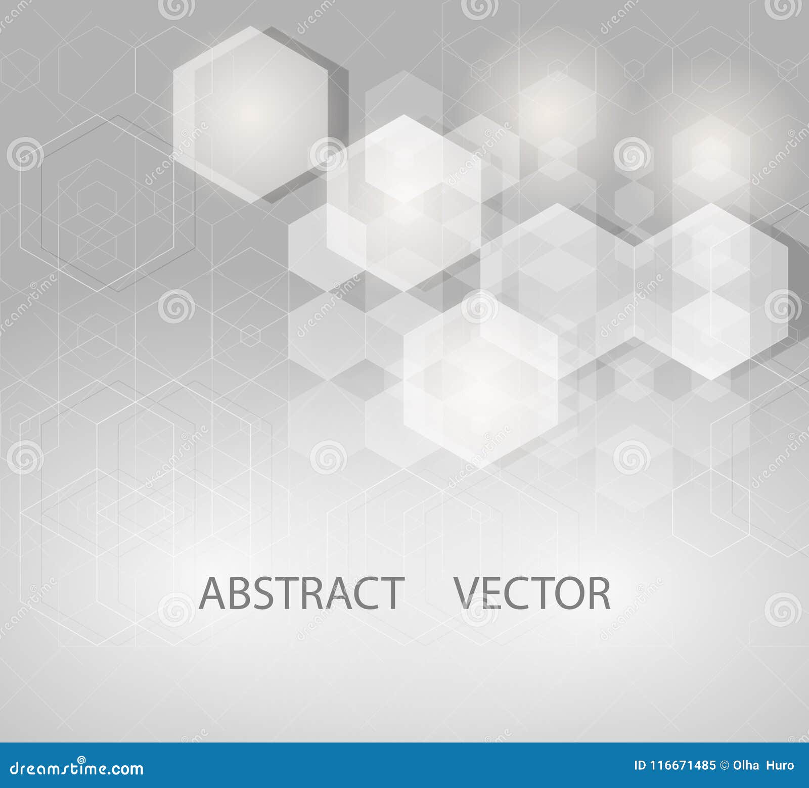 Hexagons Background Abstract Science Design Vector Illustration Stock ...