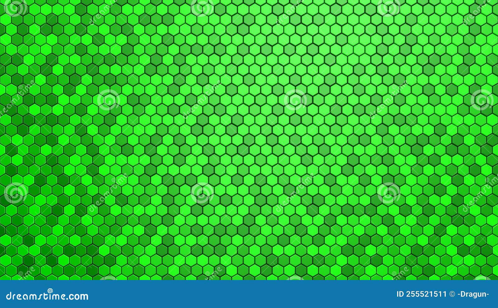 Hexagons Form a Wave stock video. Video of rendering - 255521511