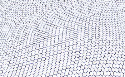 Hexagons Graphene Structure Stock Image - Image of graphite, hexagon ...