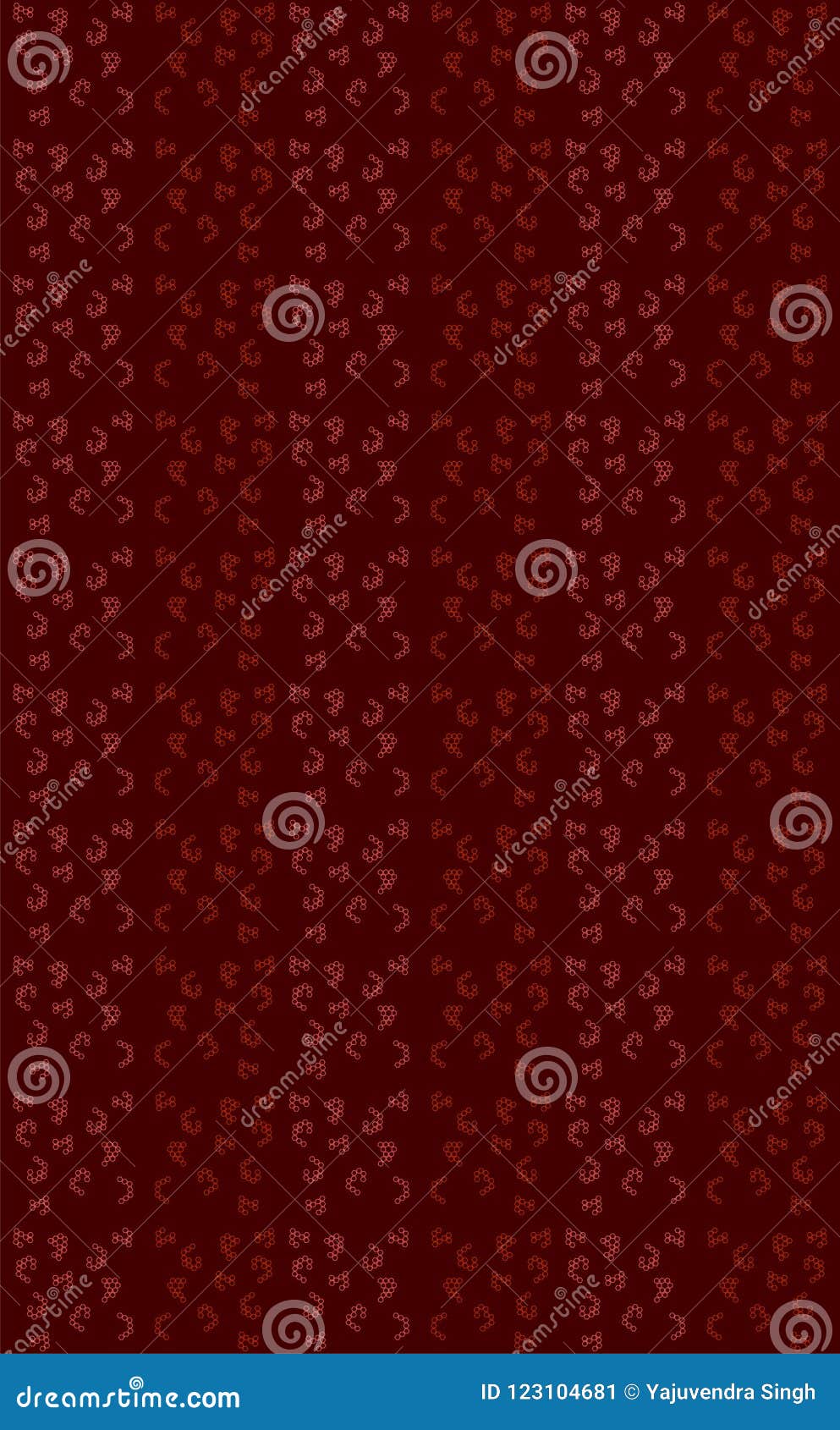 Hexagons are Joined in Two Colours To Develop a Unique Designon Mehroon ...