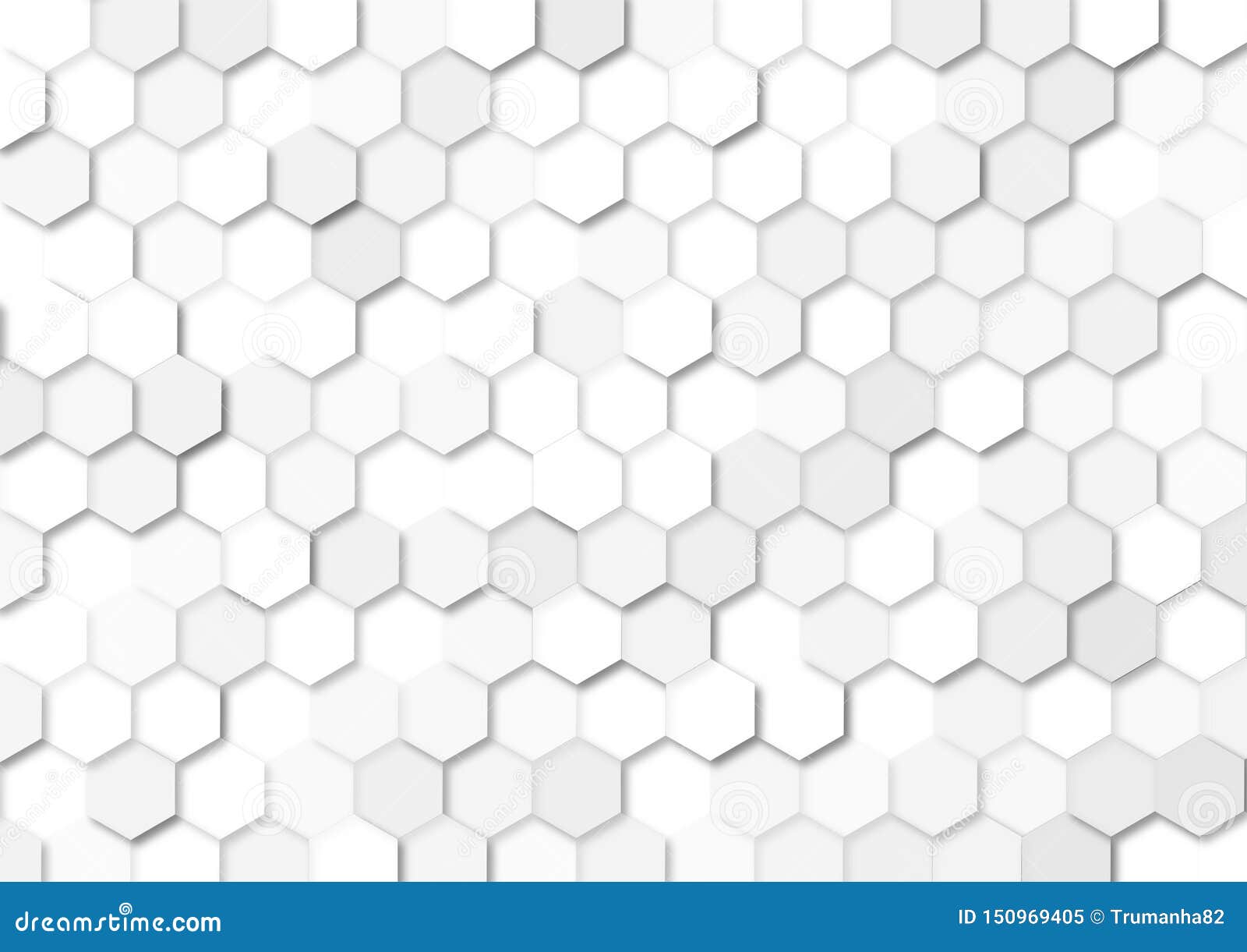 Vector Grey Hexagons Texture for Abstract Background Stock Vector ...