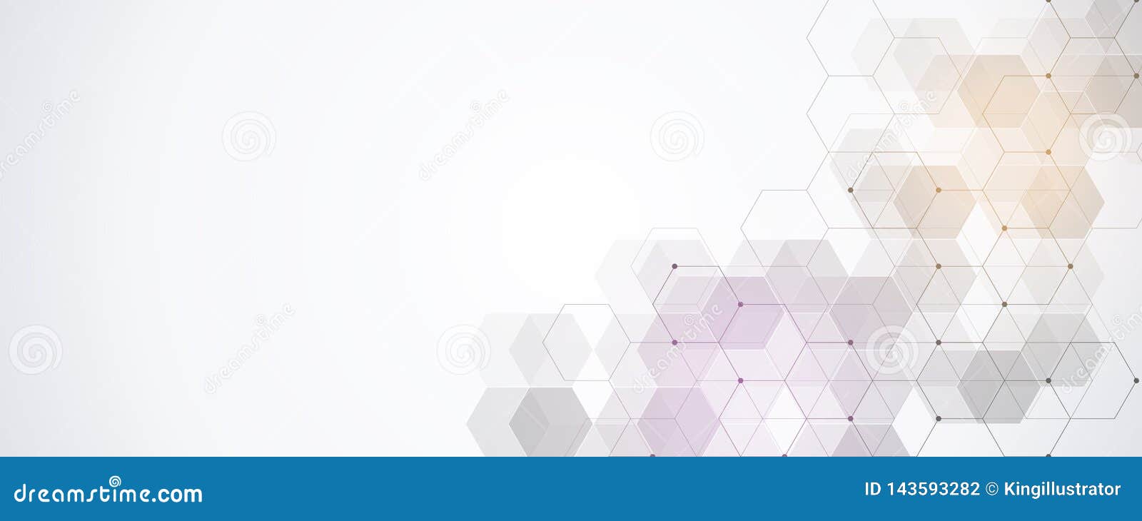 Hexagons Pattern. Geometric Abstract Background with Simple Hexagonal ...