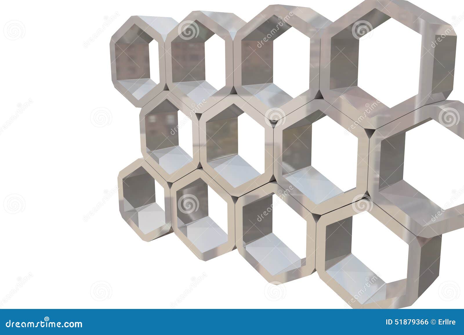 Hexagons structure stock illustration. Illustration of cells - 51879366