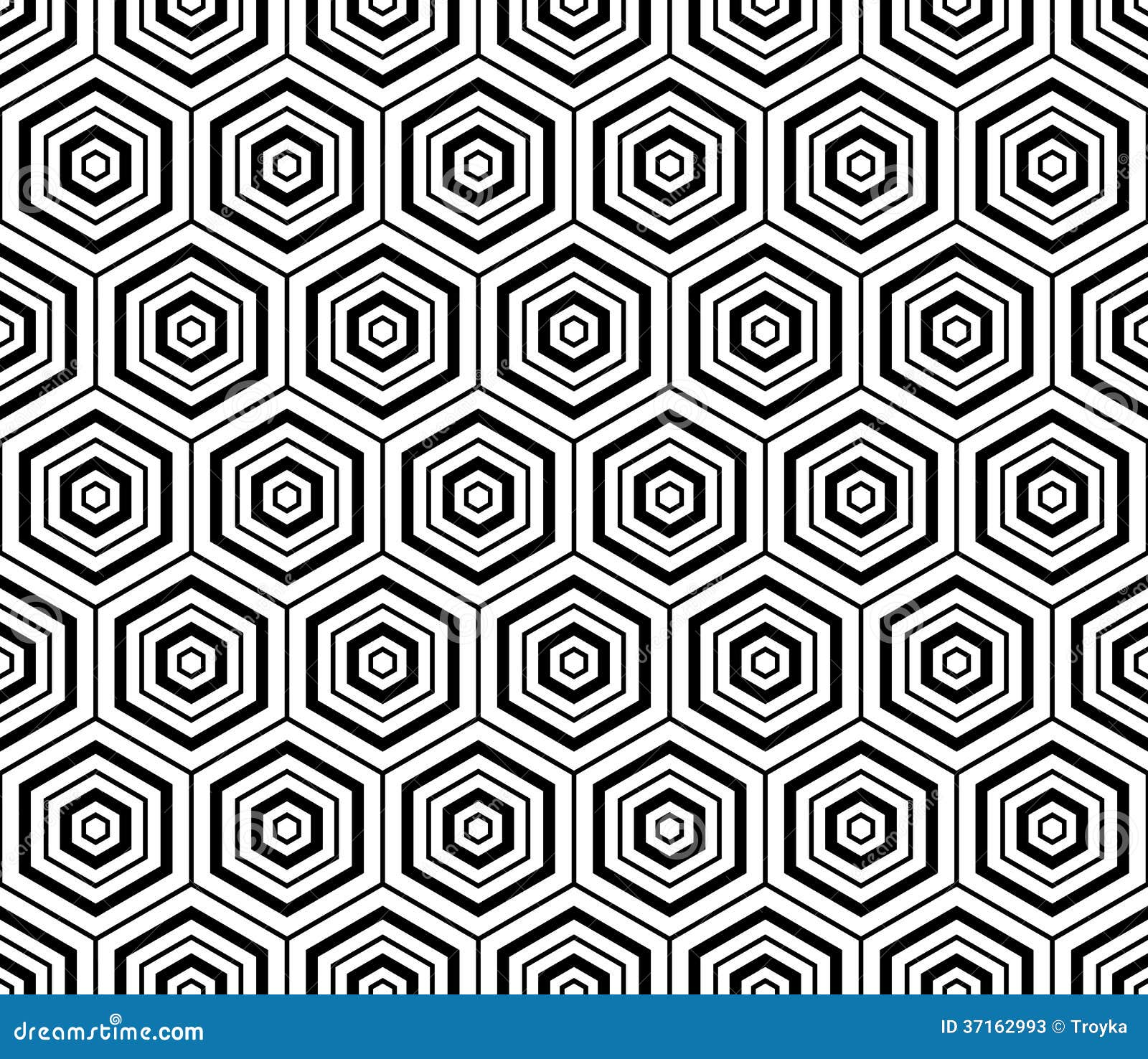 Hexagons Texture. Seamless Geometric Pattern Stock Vector ...