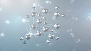 Hexamethylenetetramine Molecular Structure, 3d Model Molecule ...