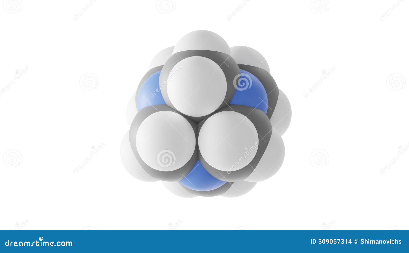 Hexamethylenetetramine Molecular Structure, 3d Model Molecule ...
