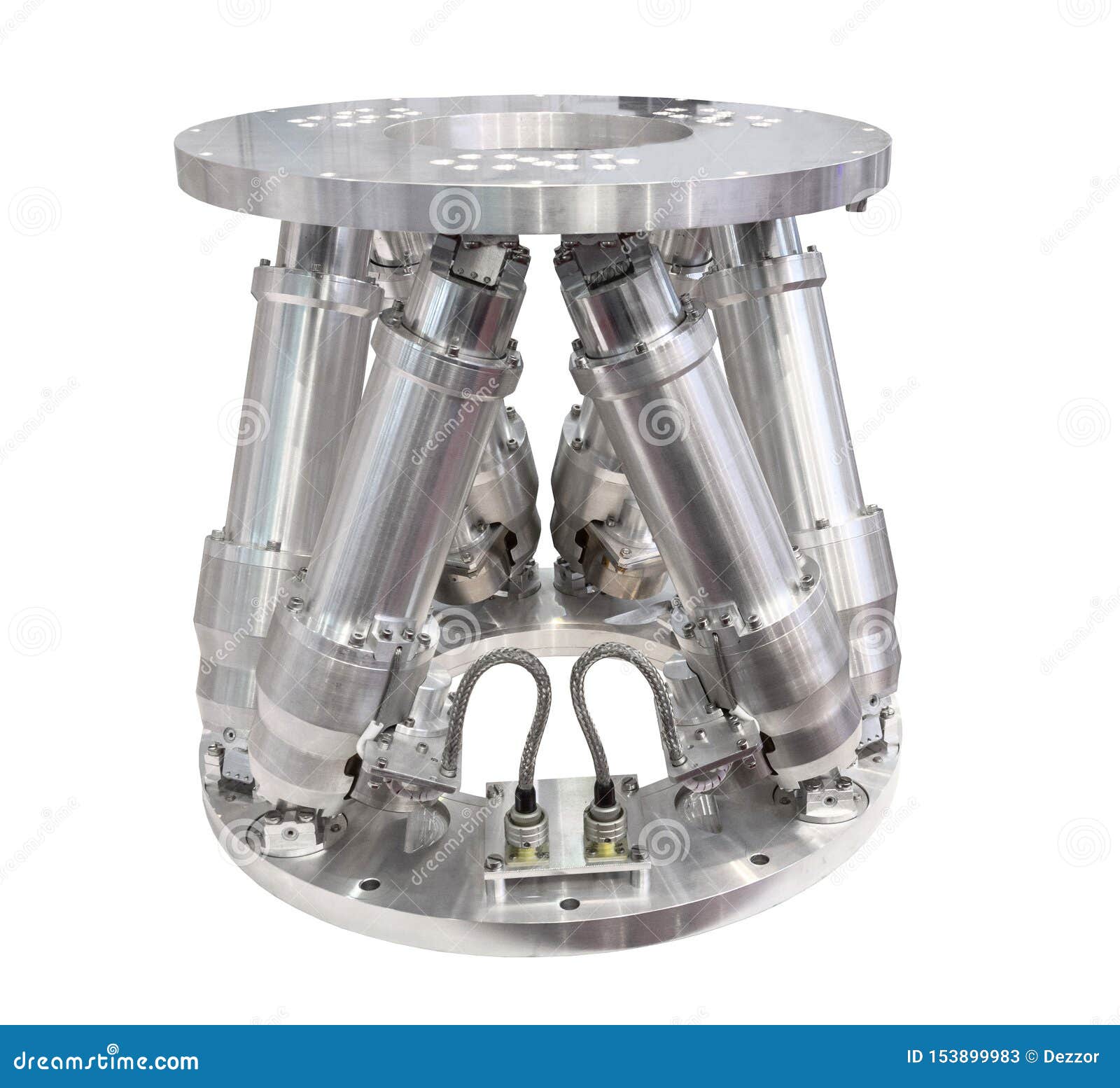 Hexapod Dynamic Platform Used in Engineering, for Example, the Base of ...