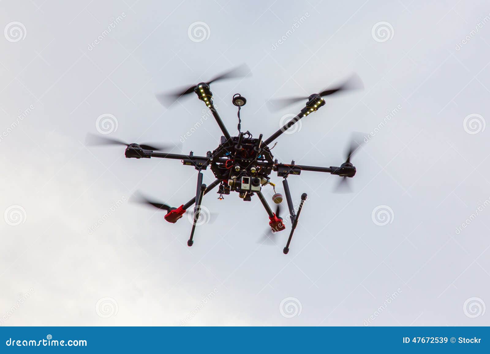 Hexcopter dron stock image. Image of digital, phantom - 47672539