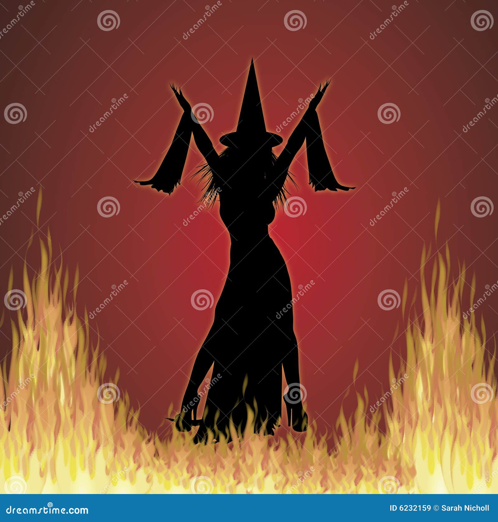 Hexerei 1 stock abbildung. Illustration von fertigkeit - 6232159