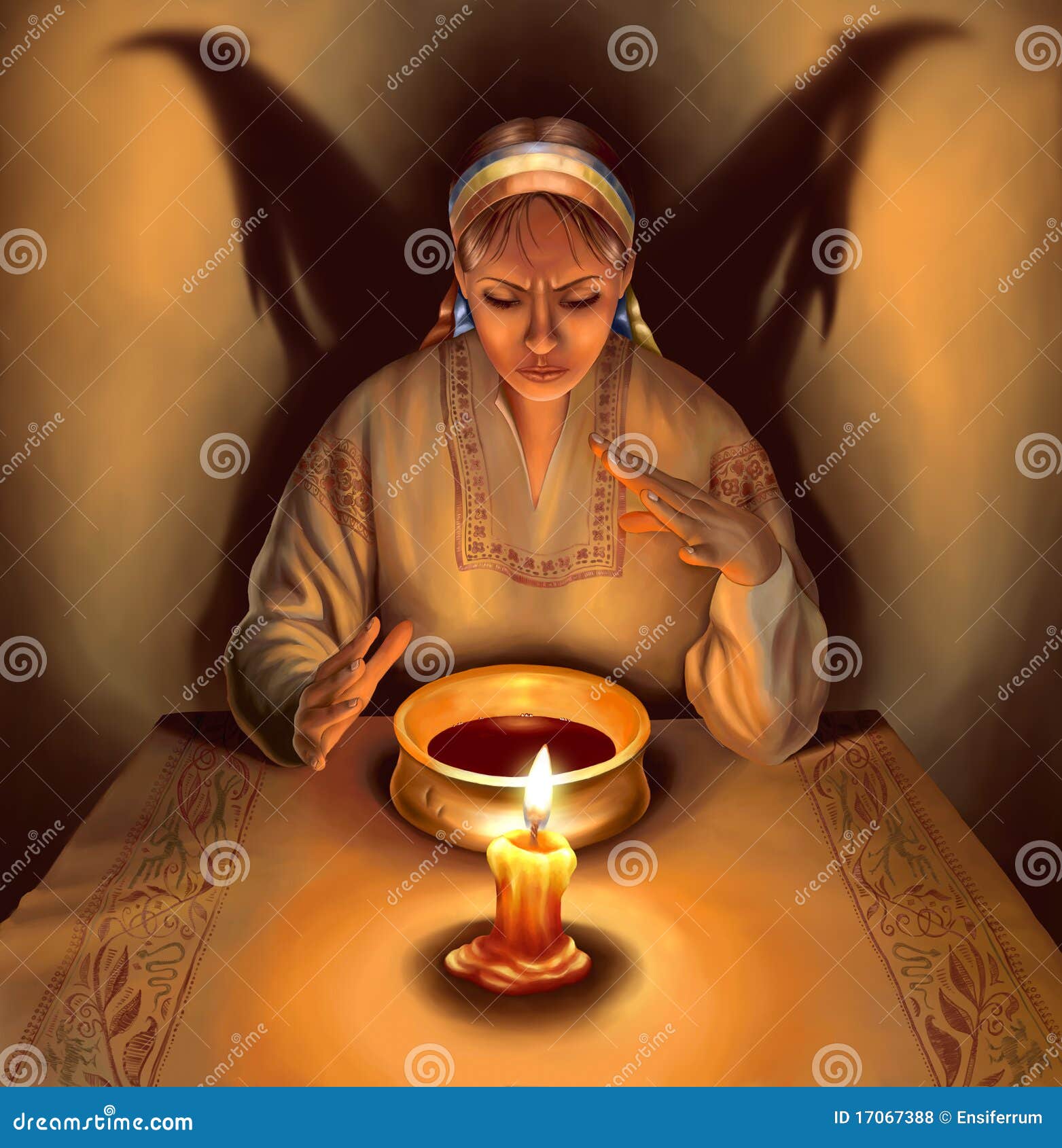 Hexerei stock abbildung. Illustration von magie, muster - 17067388