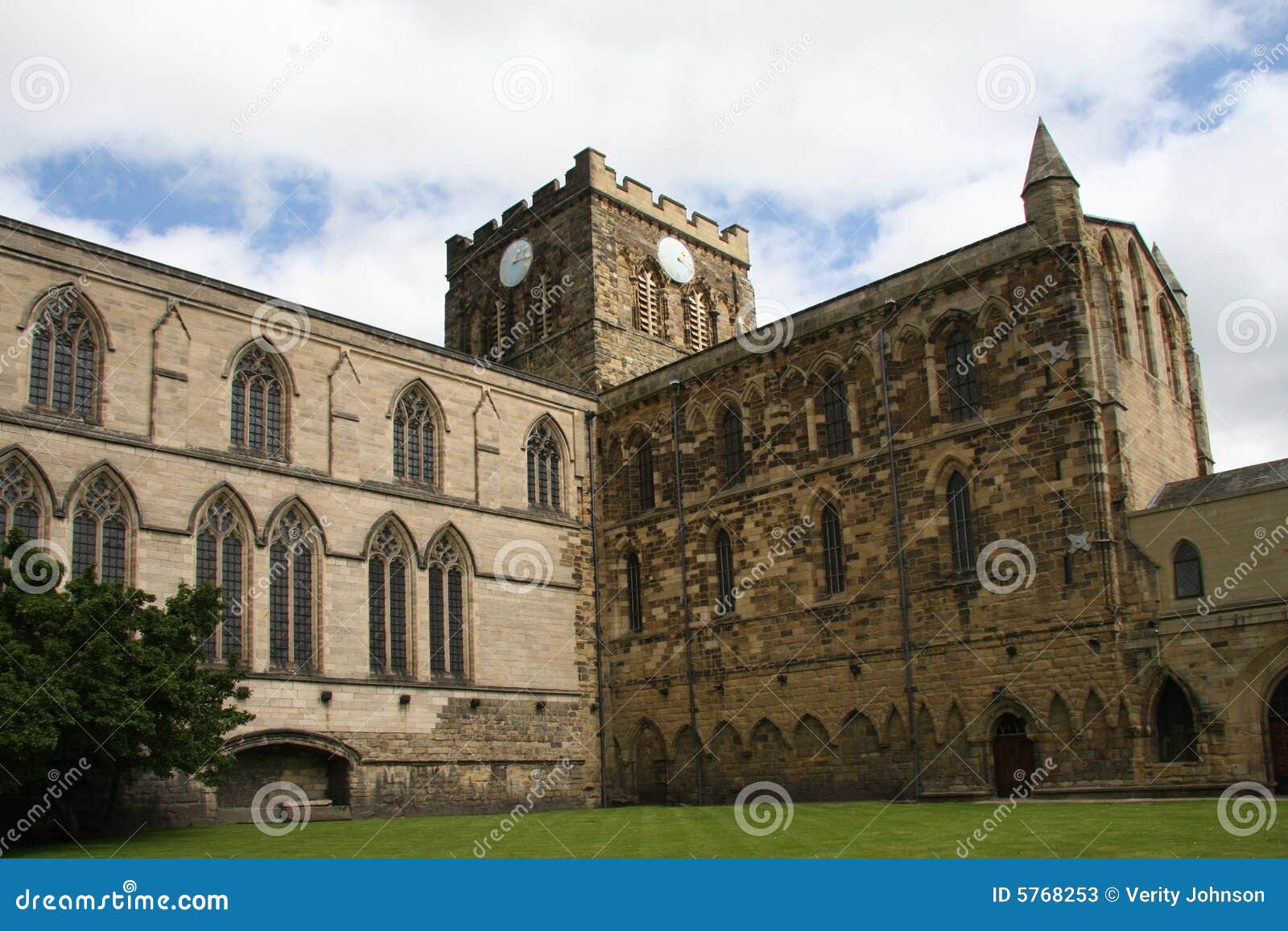 Hexham Abbey stock image. Image of clock, tower, hexham - 5768253