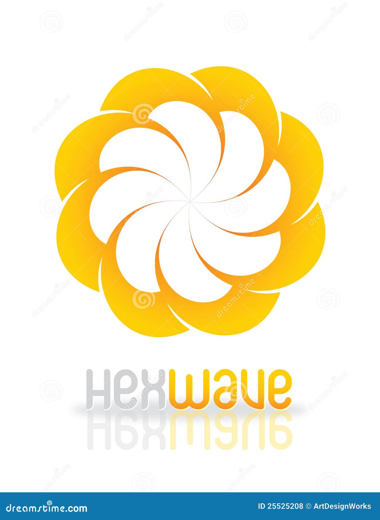 HexWave logo design stock vector. Illustration of branding - 25525208